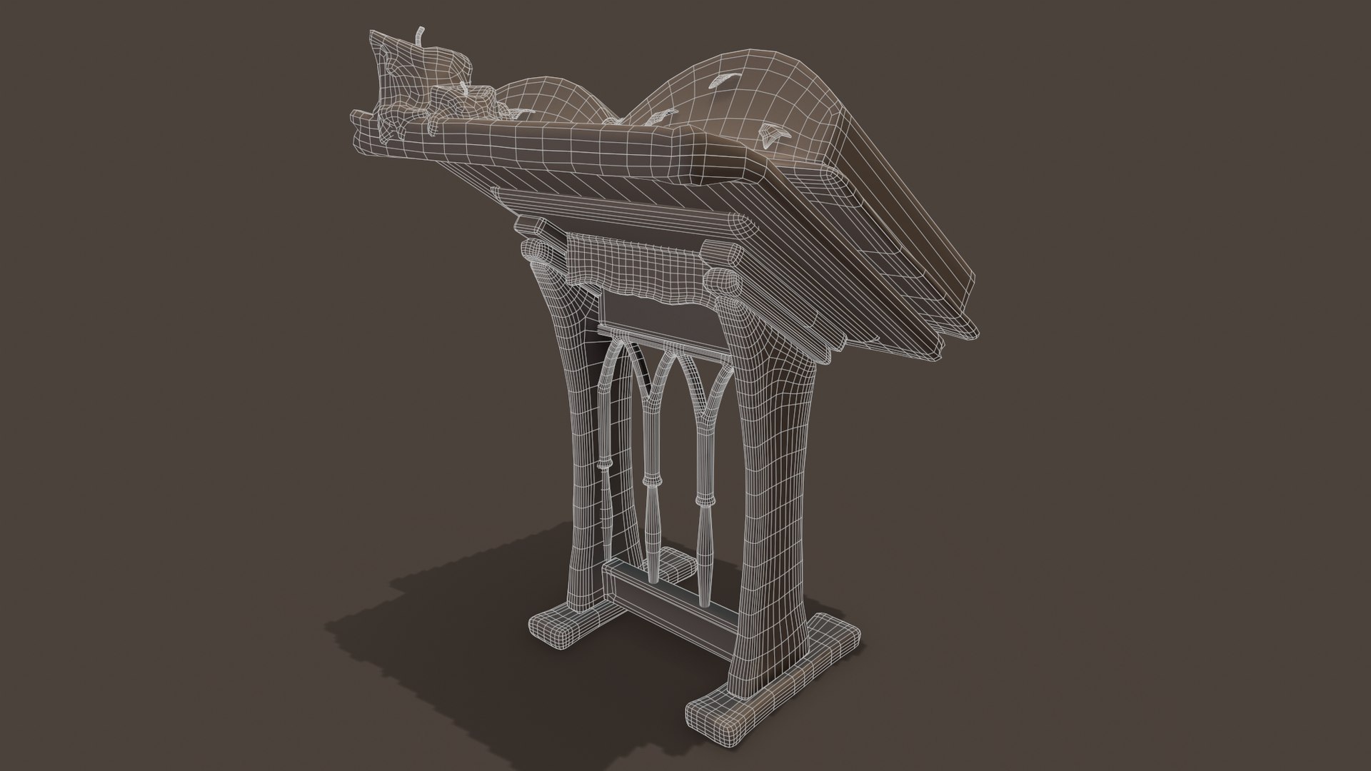 Stylized Lectern 3D Model - TurboSquid 1613617