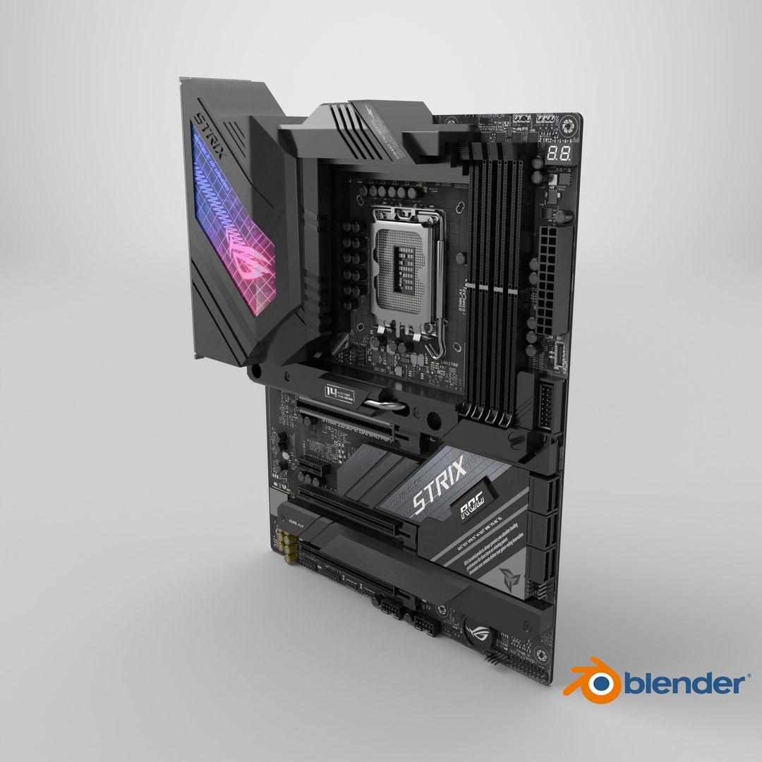 3D Detailed Motherboard Computer - TurboSquid 2295673