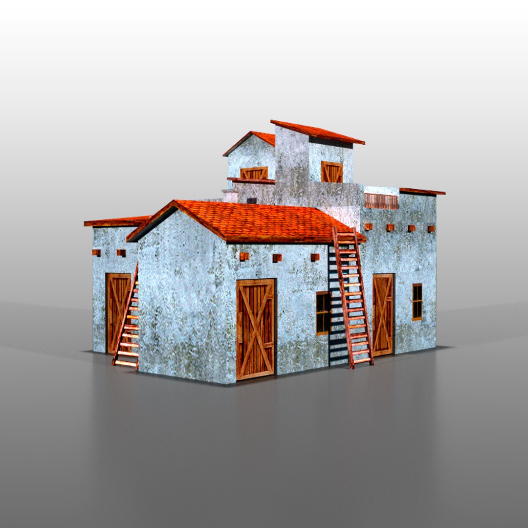 3d Spanish House