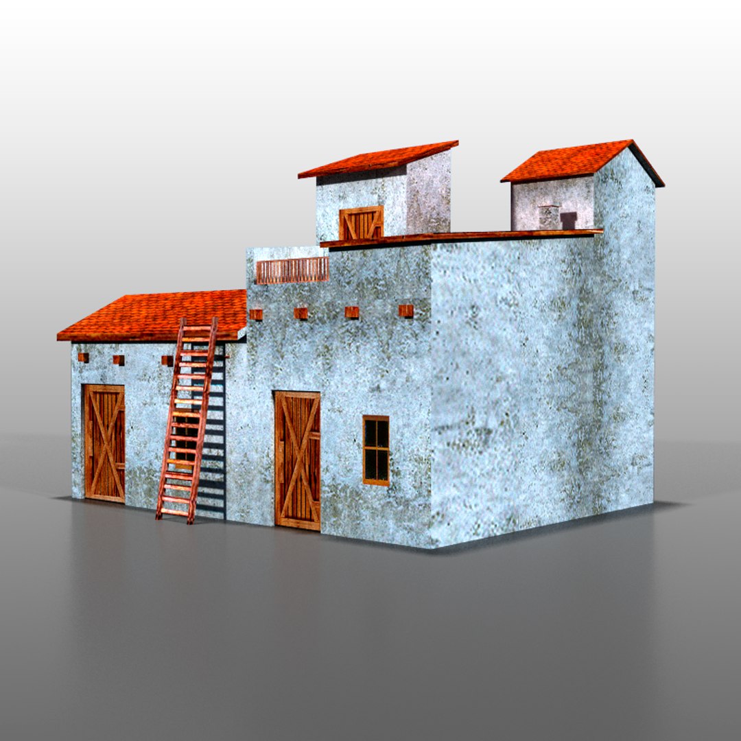 3d Spanish House