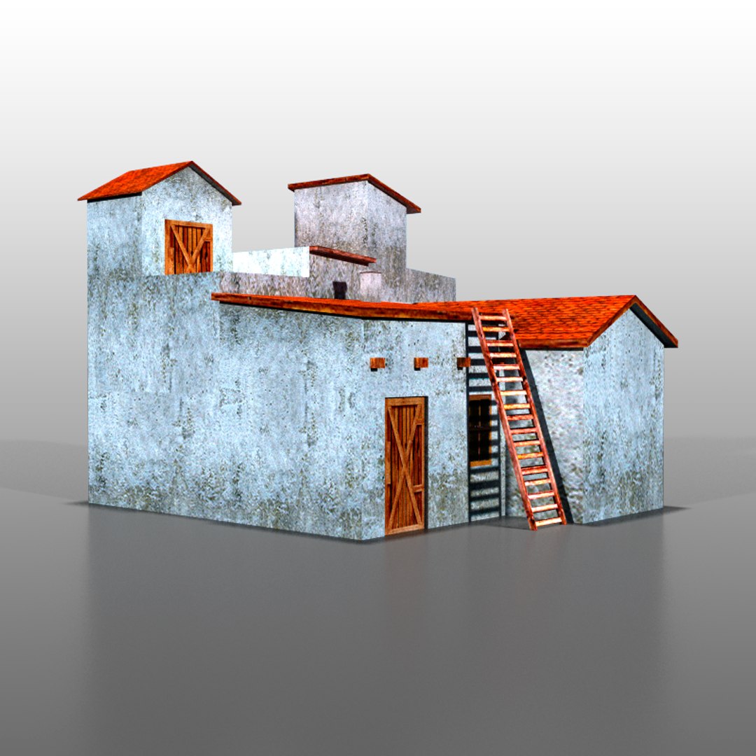 3d Spanish House