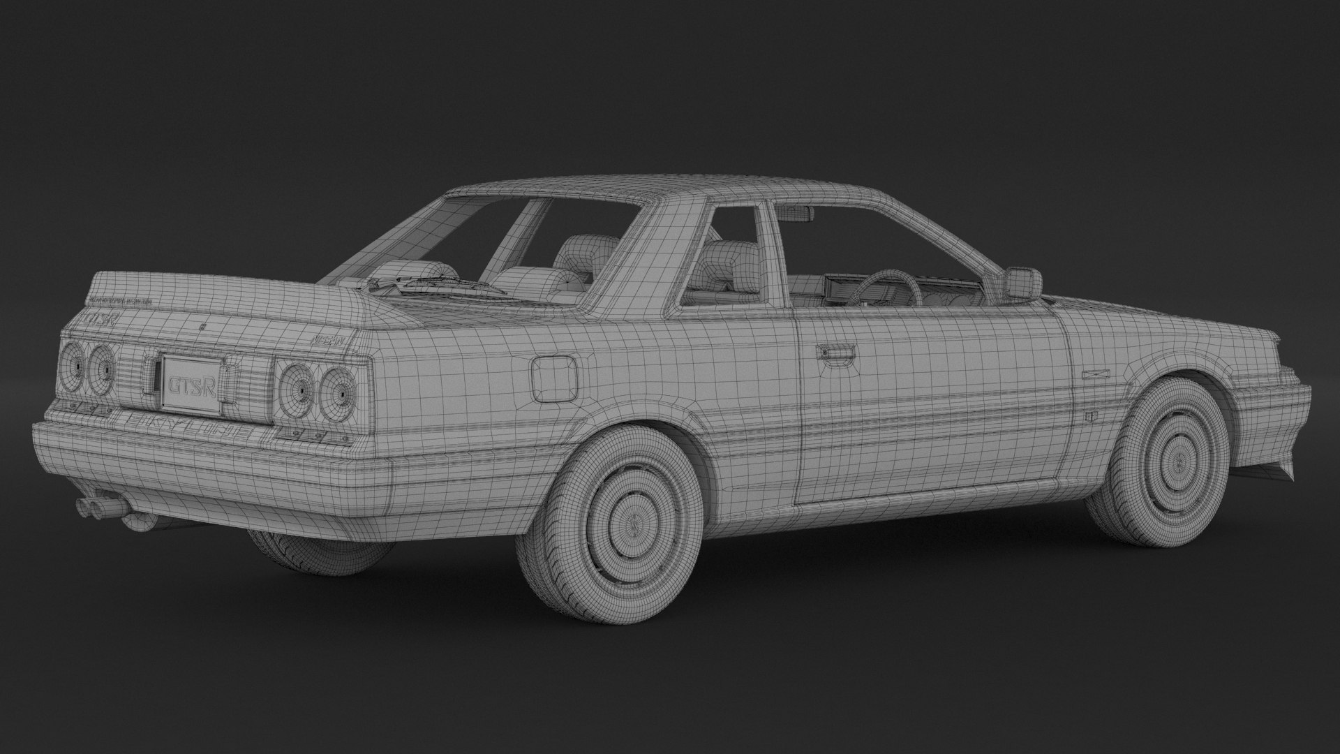 3D Nissan Skyline R31 GTS-R Model - TurboSquid 2203415