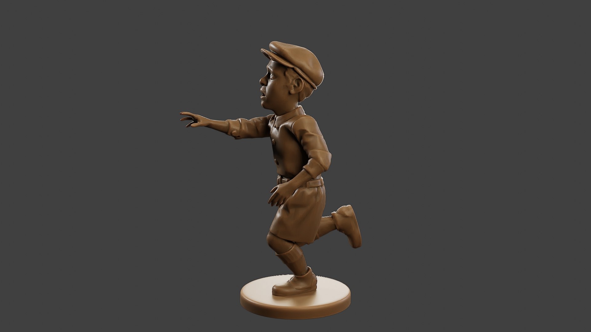 Ww2 Scared Little Boy SLB1 004 3D Model - TurboSquid 2078235