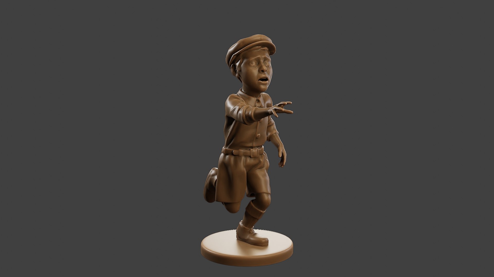Ww2 Scared Little Boy SLB1 004 3D Model - TurboSquid 2078235
