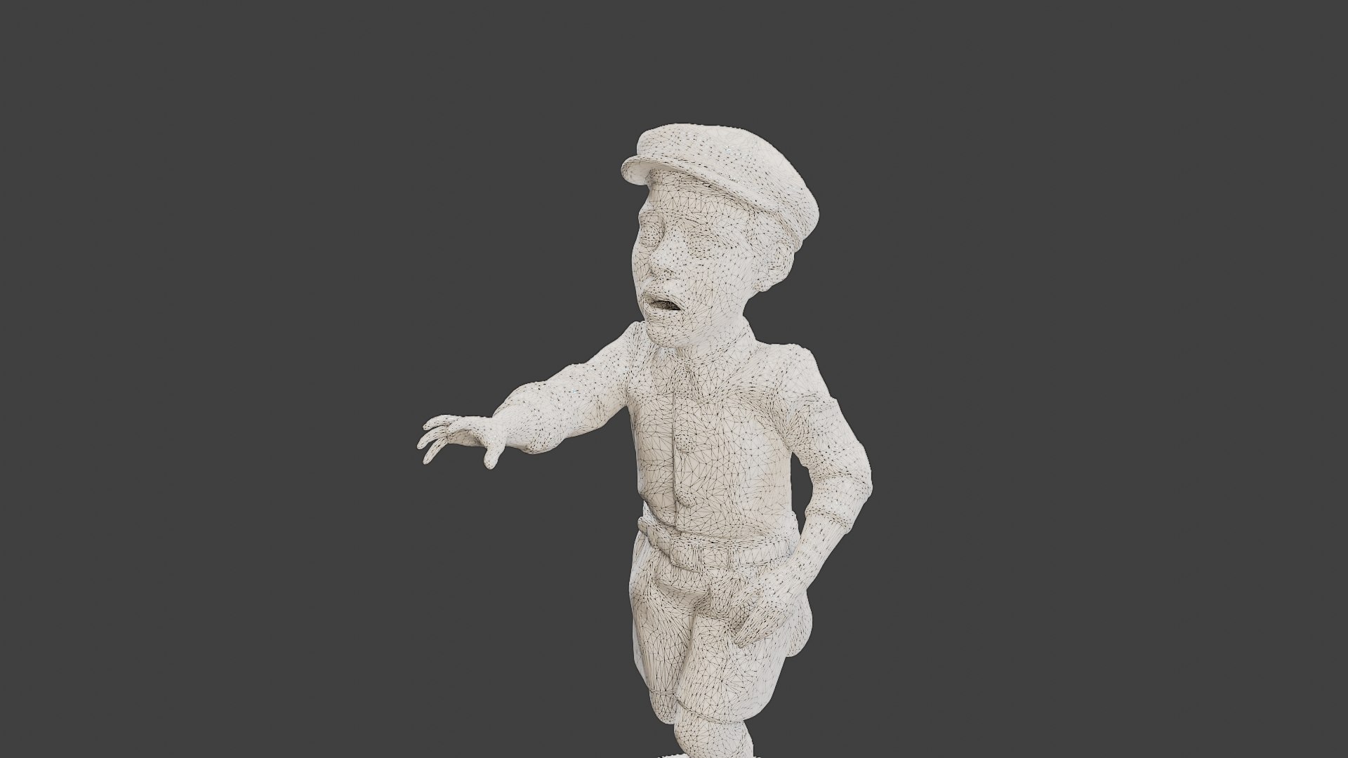 Ww2 Scared Little Boy SLB1 004 3D Model - TurboSquid 2078235