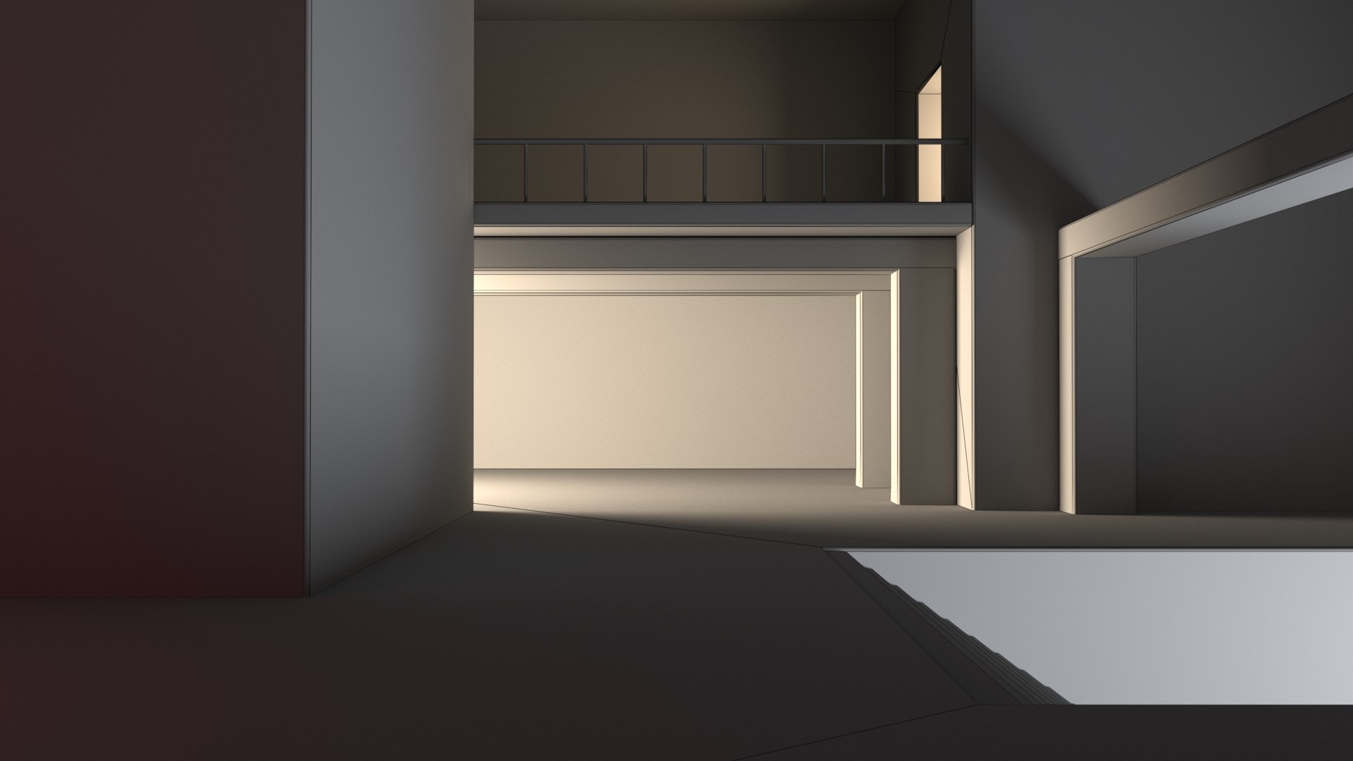 3D Model Empty Room Interior 07 - TurboSquid 1723515