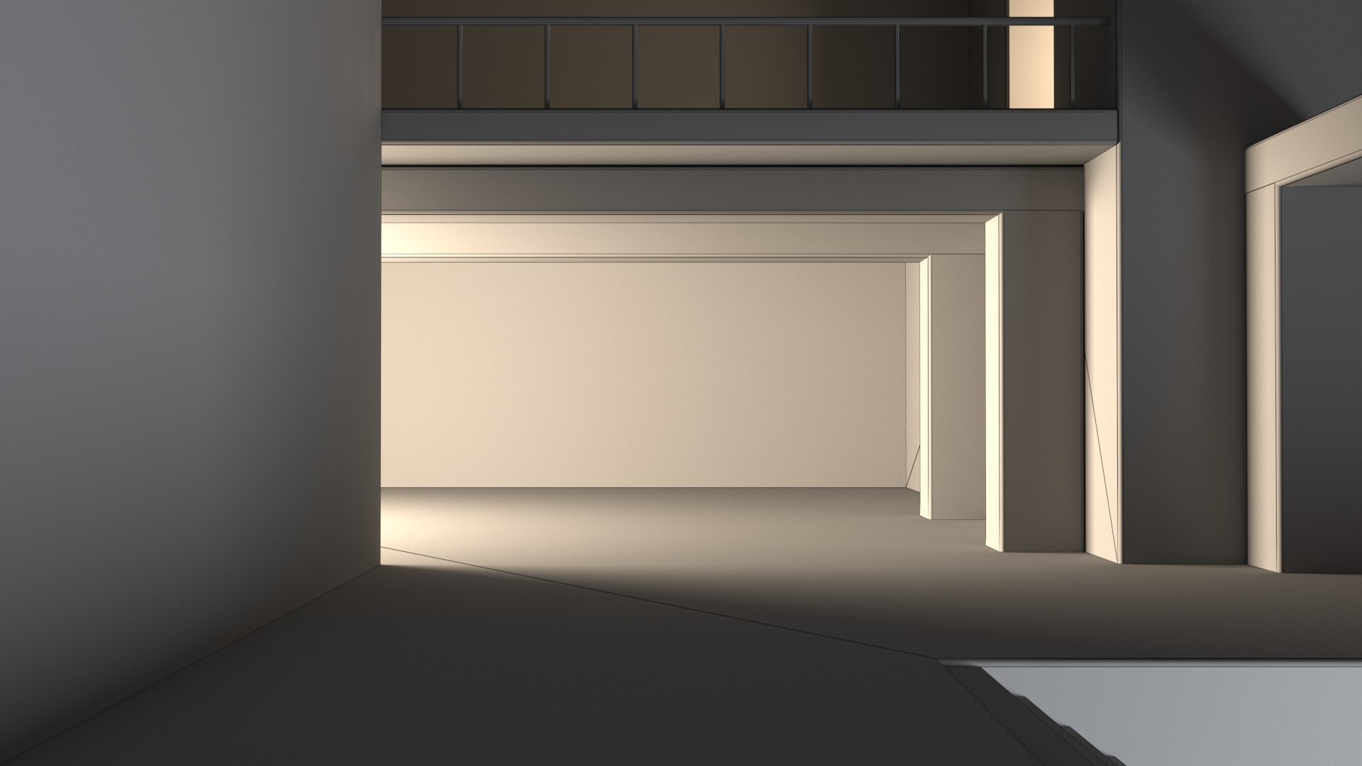 3D Model Empty Room Interior 07 - TurboSquid 1723515