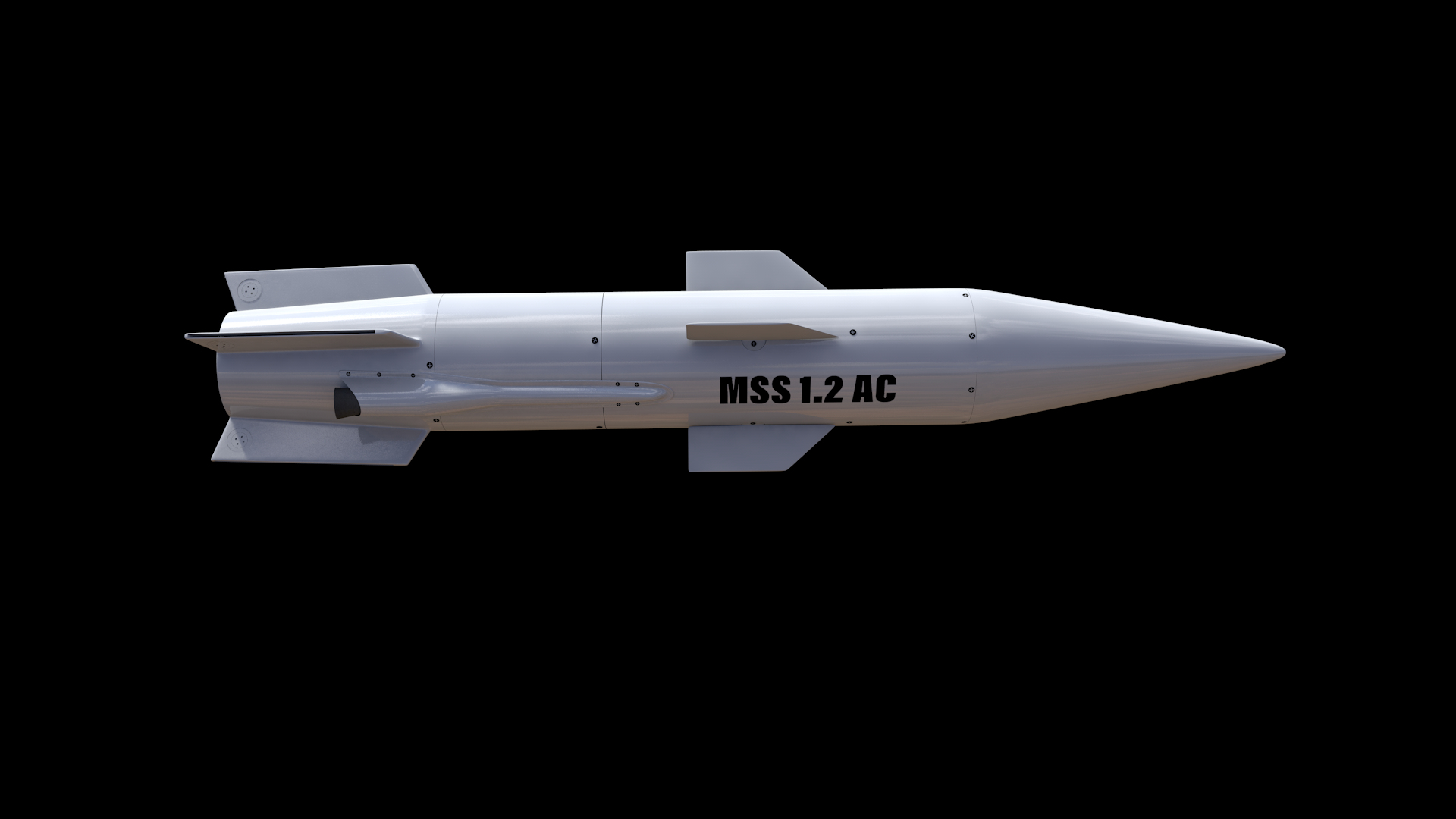 3D Model MSS 1-2 AC - Brazilian Anti Tank Missile - TurboSquid 2170374