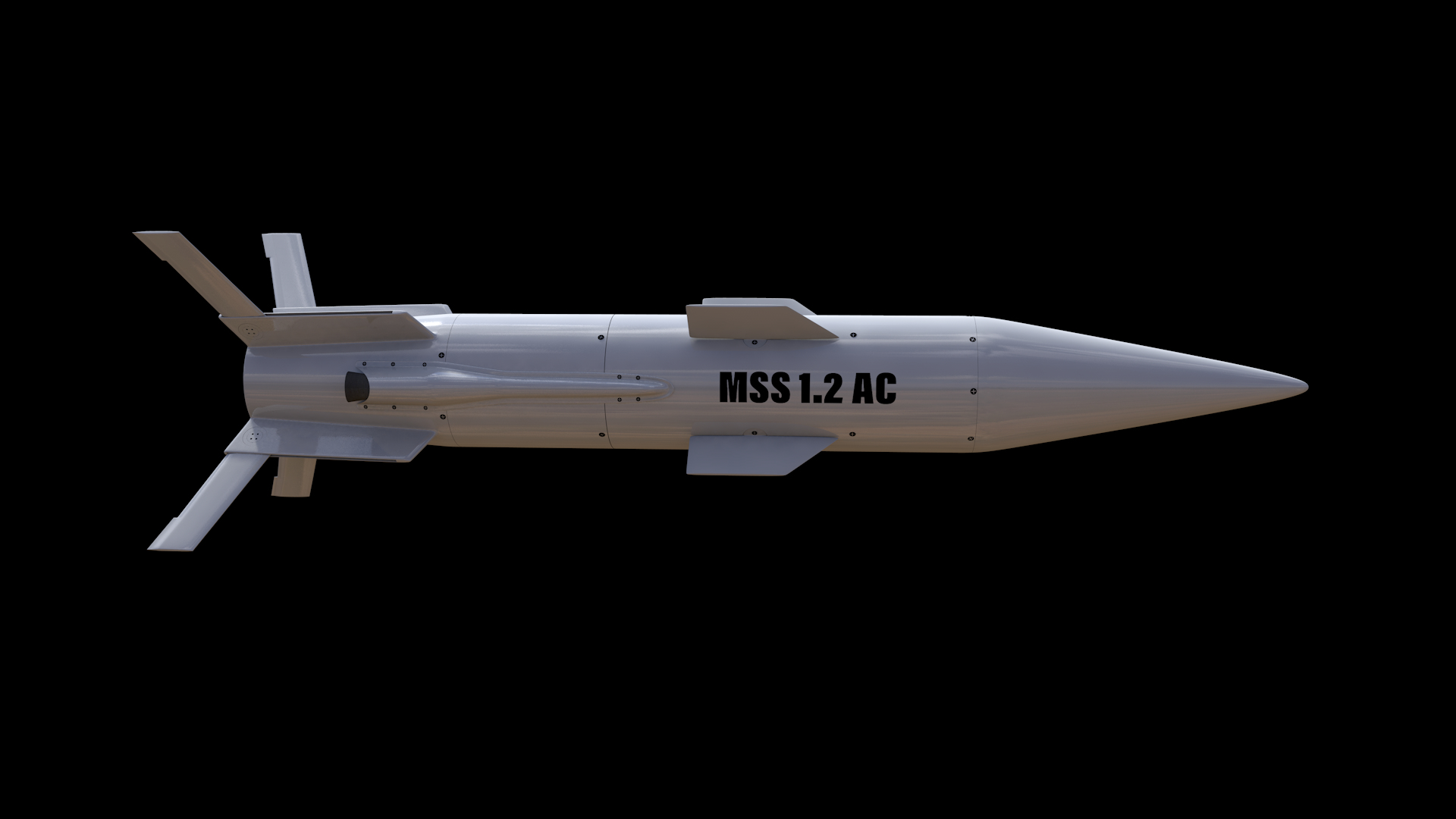 3D Model MSS 1-2 AC - Brazilian Anti Tank Missile - TurboSquid 2170374