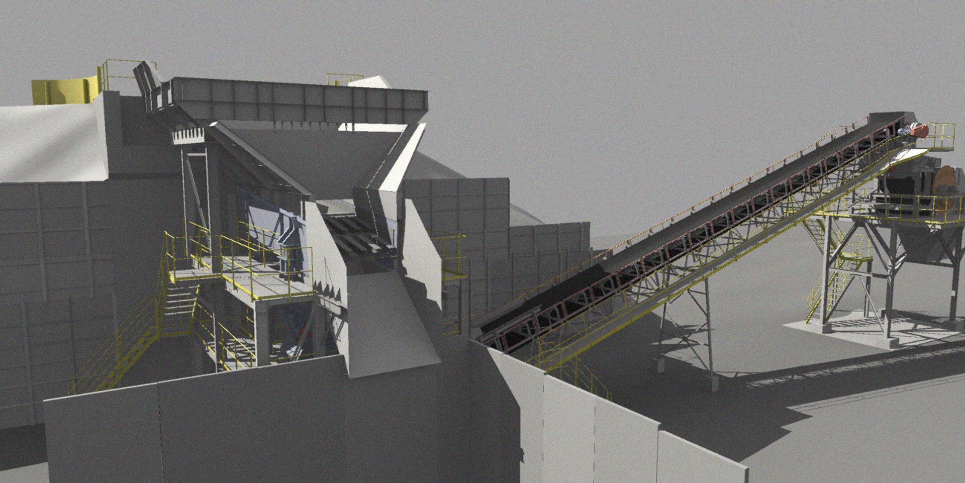 Mining Plant 3D Model - TurboSquid 1362858