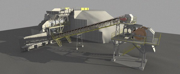 3D gold dredge model - TurboSquid 1255183