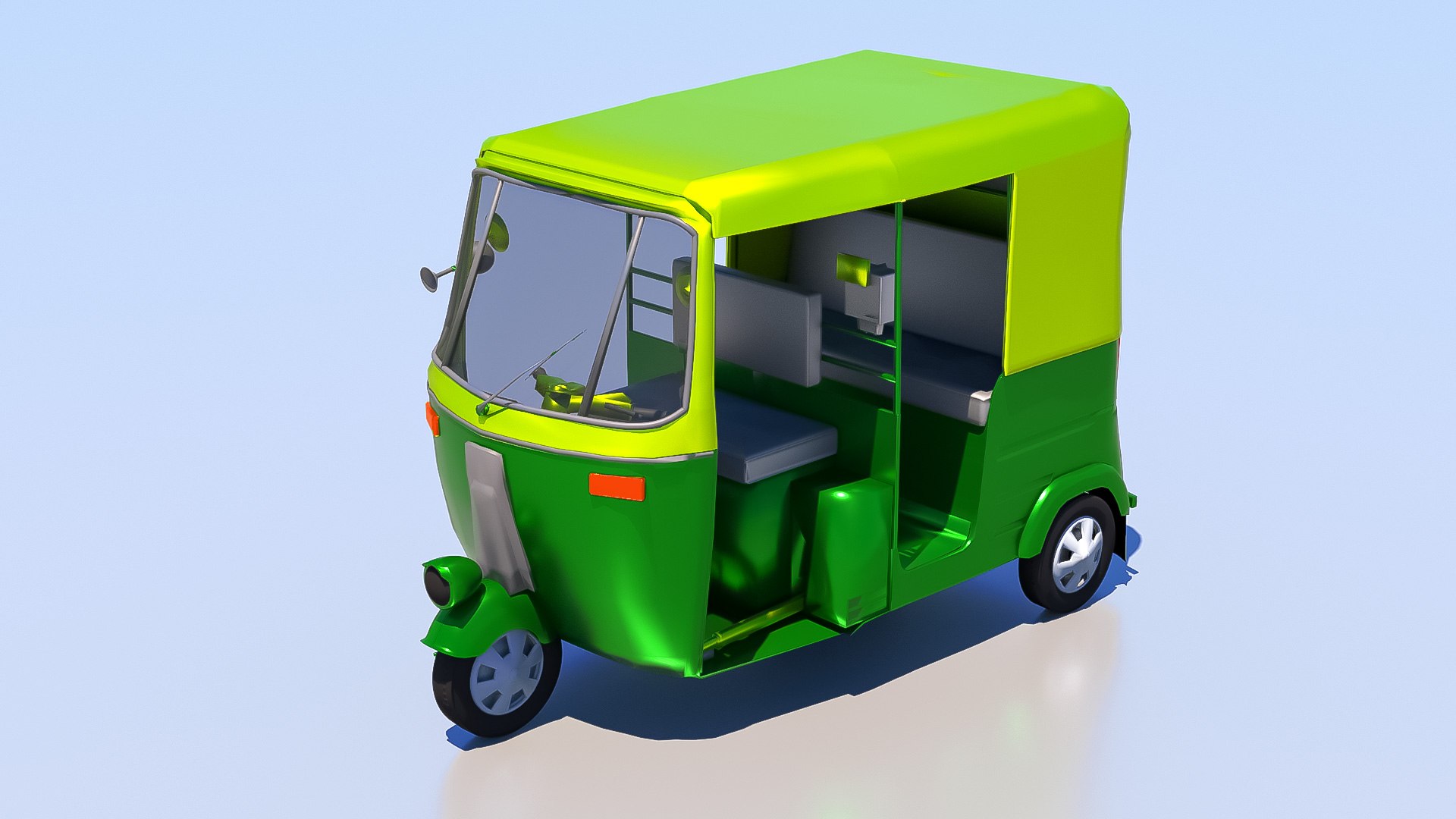 Tuk Tuk Auto Rickshaw Driver 3D - Highly Detailed And Realistic Model ...