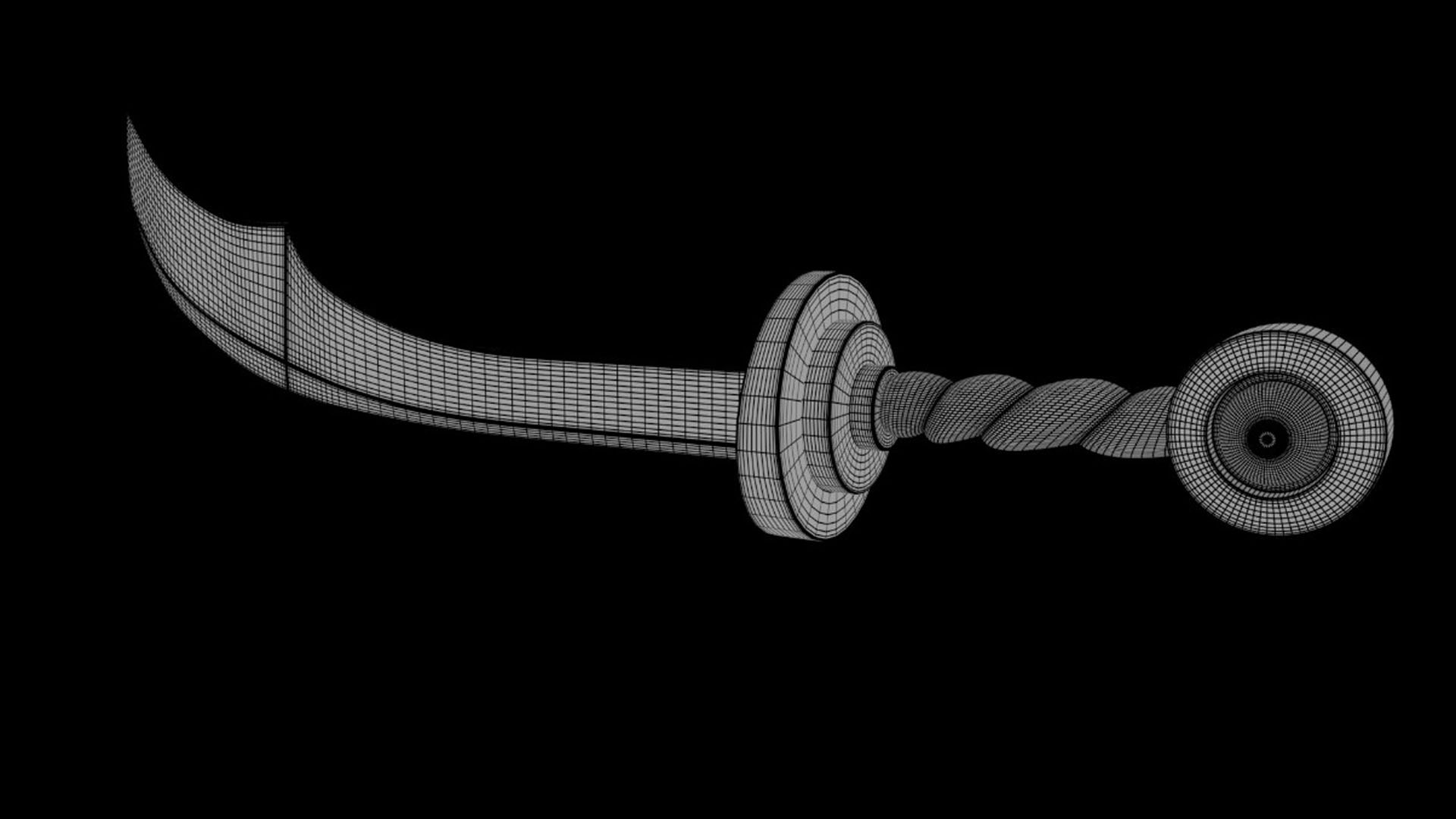 Scimitar 3D Model - TurboSquid 1905813