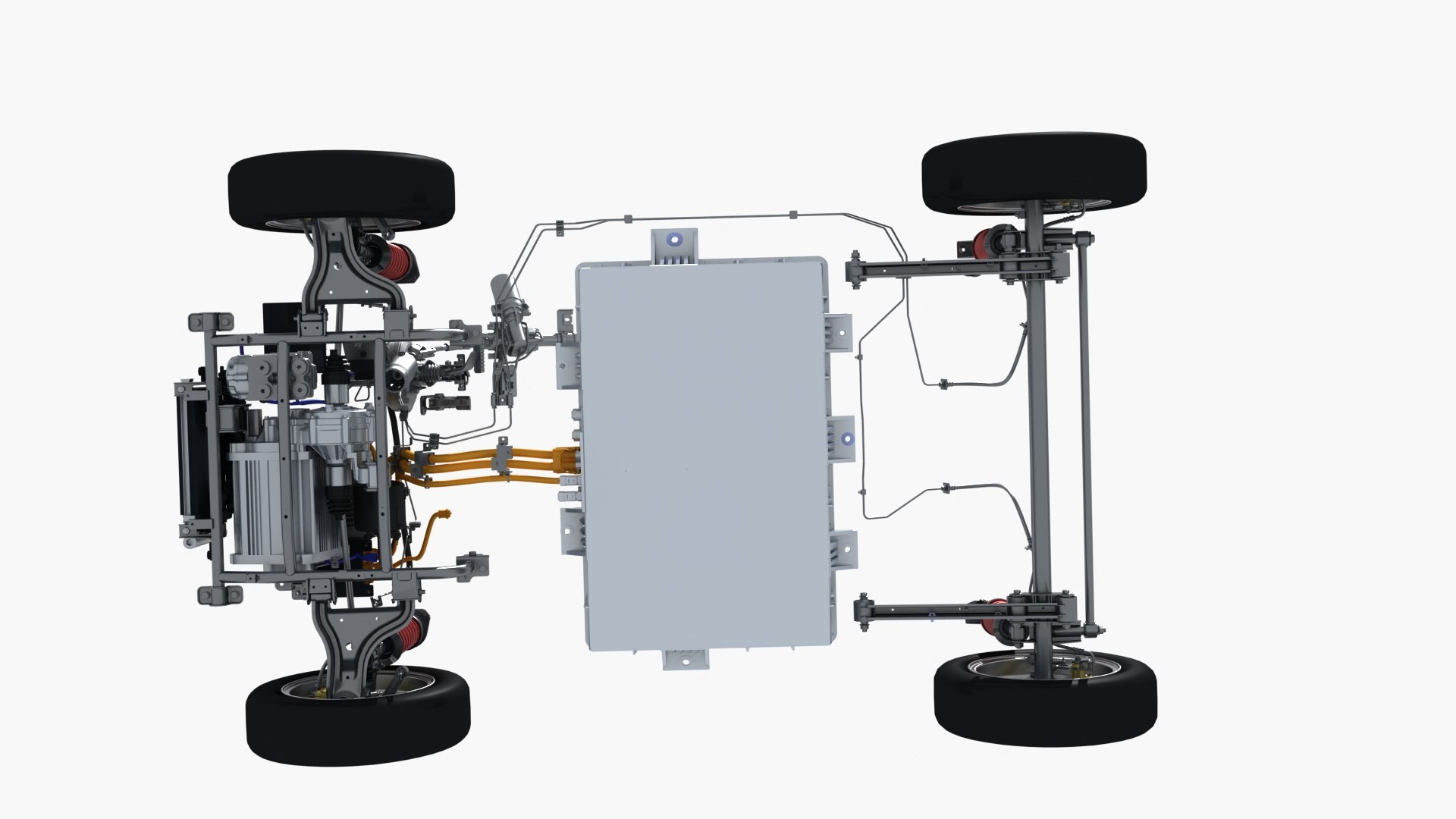 Mini Electric Car Chassis 3D Model - TurboSquid 2373948