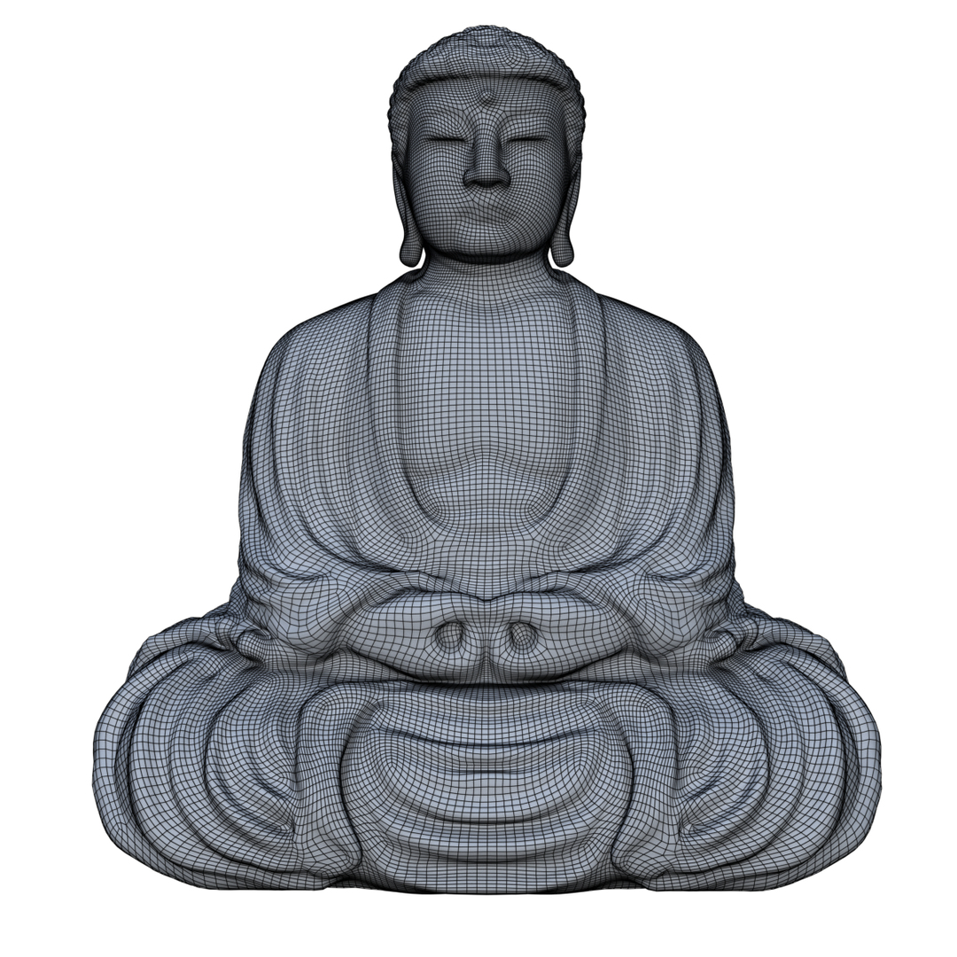 Great Buddha 3D Model - TurboSquid 1225215