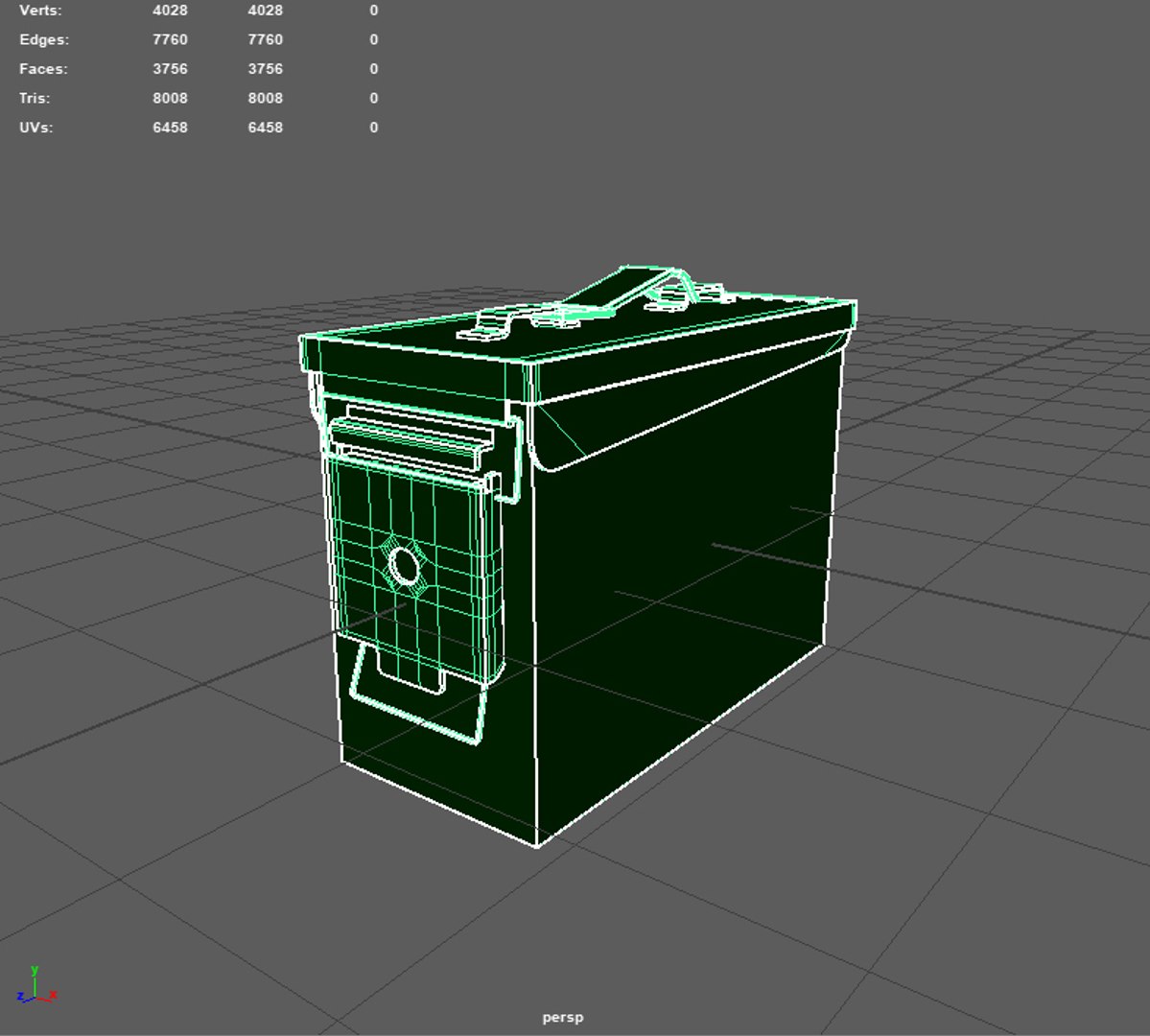 Ammo Box 3D Model - TurboSquid 1753761