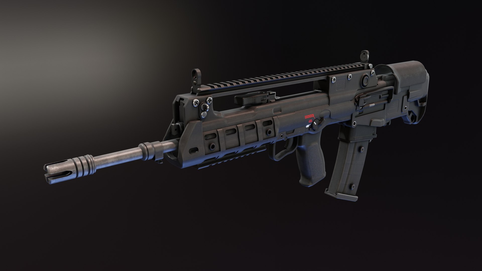 3D VHS2 Assault Rifle - TurboSquid 2081487