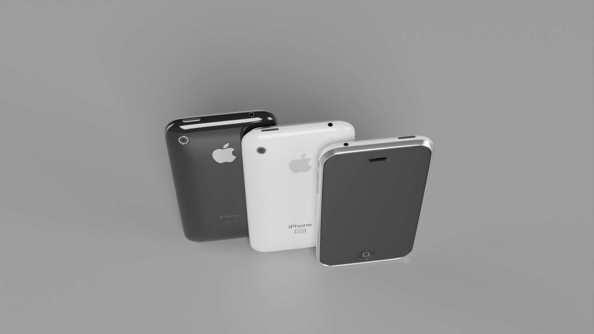 3D iPhone 3G All Colors All Colors - TurboSquid 2079447