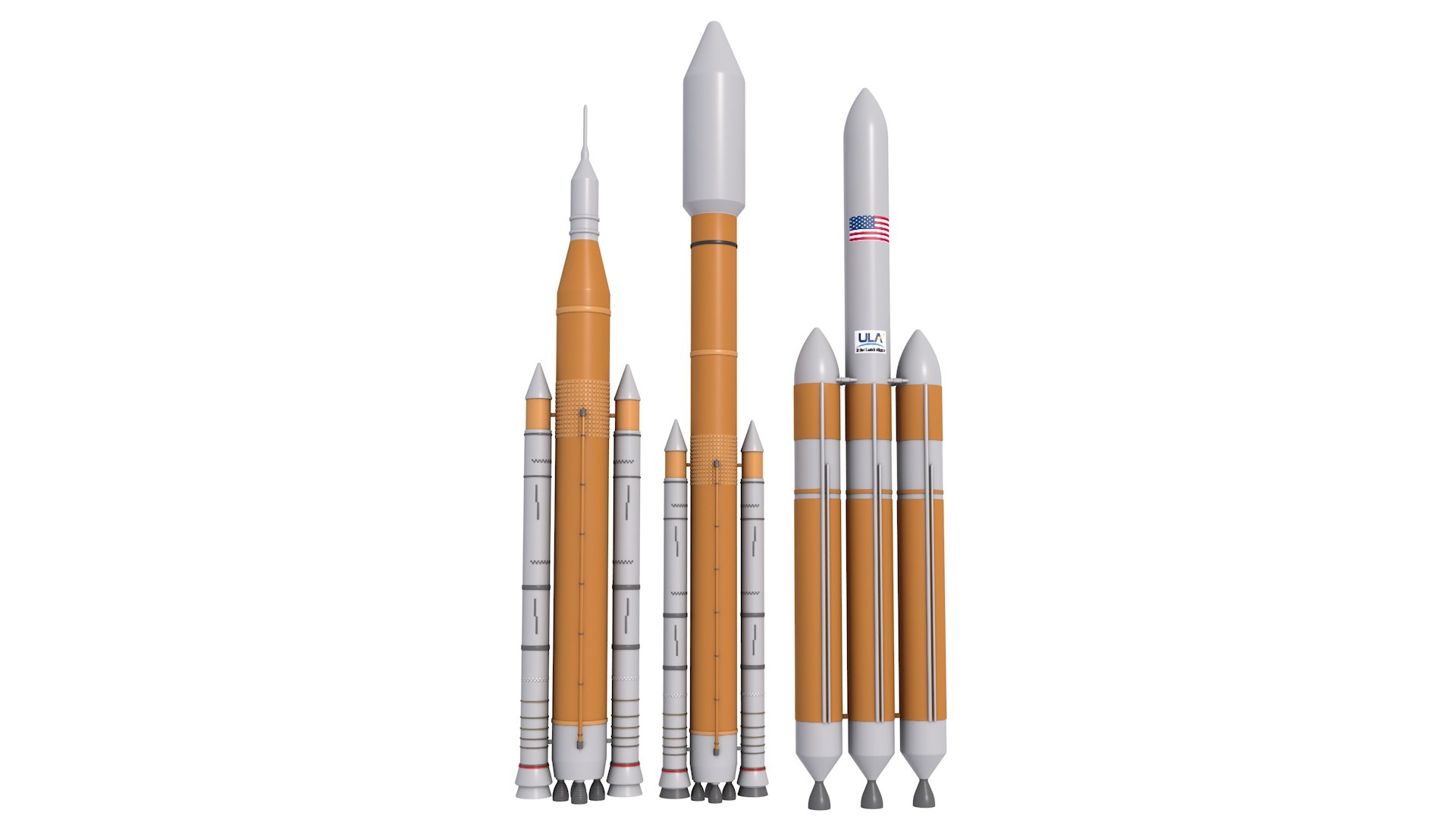 NASA Space Rockets Model - TurboSquid 2252907