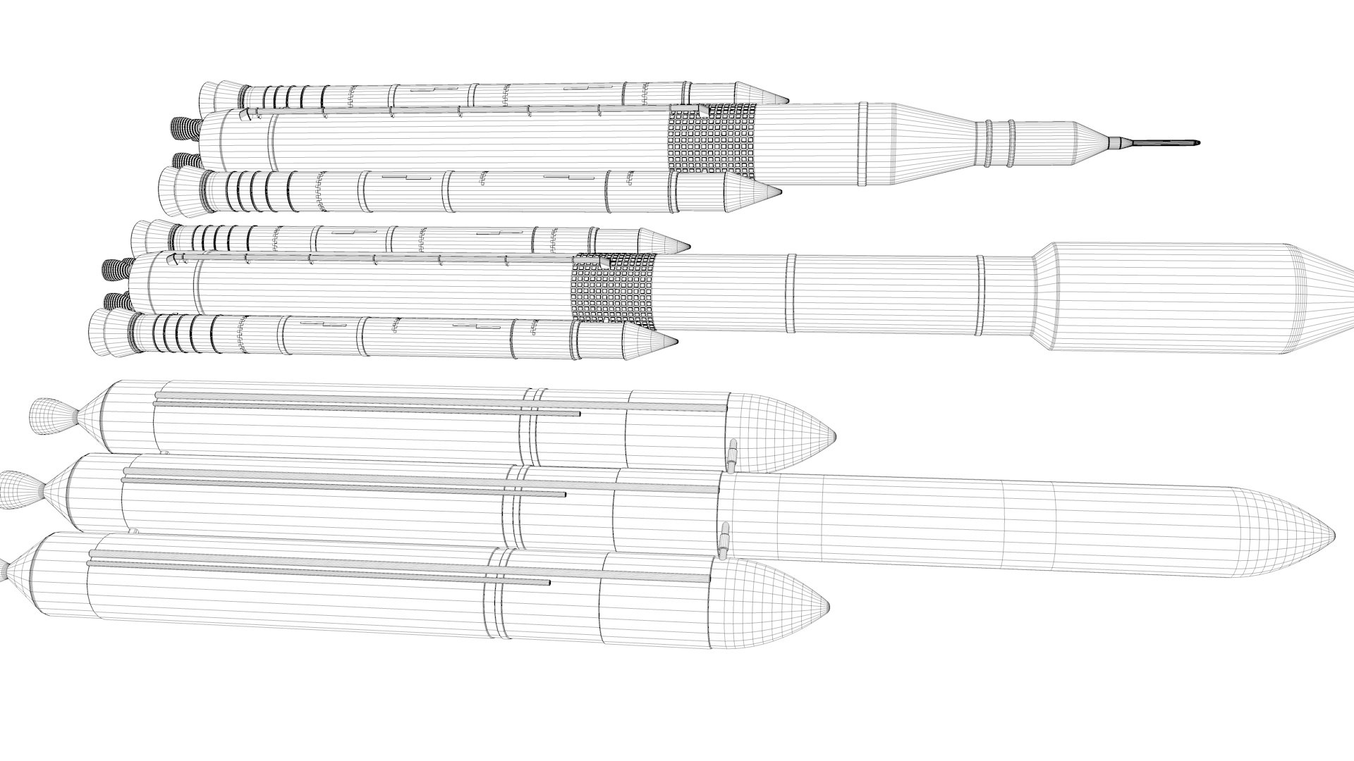 NASA Space Rockets Model - TurboSquid 2252907
