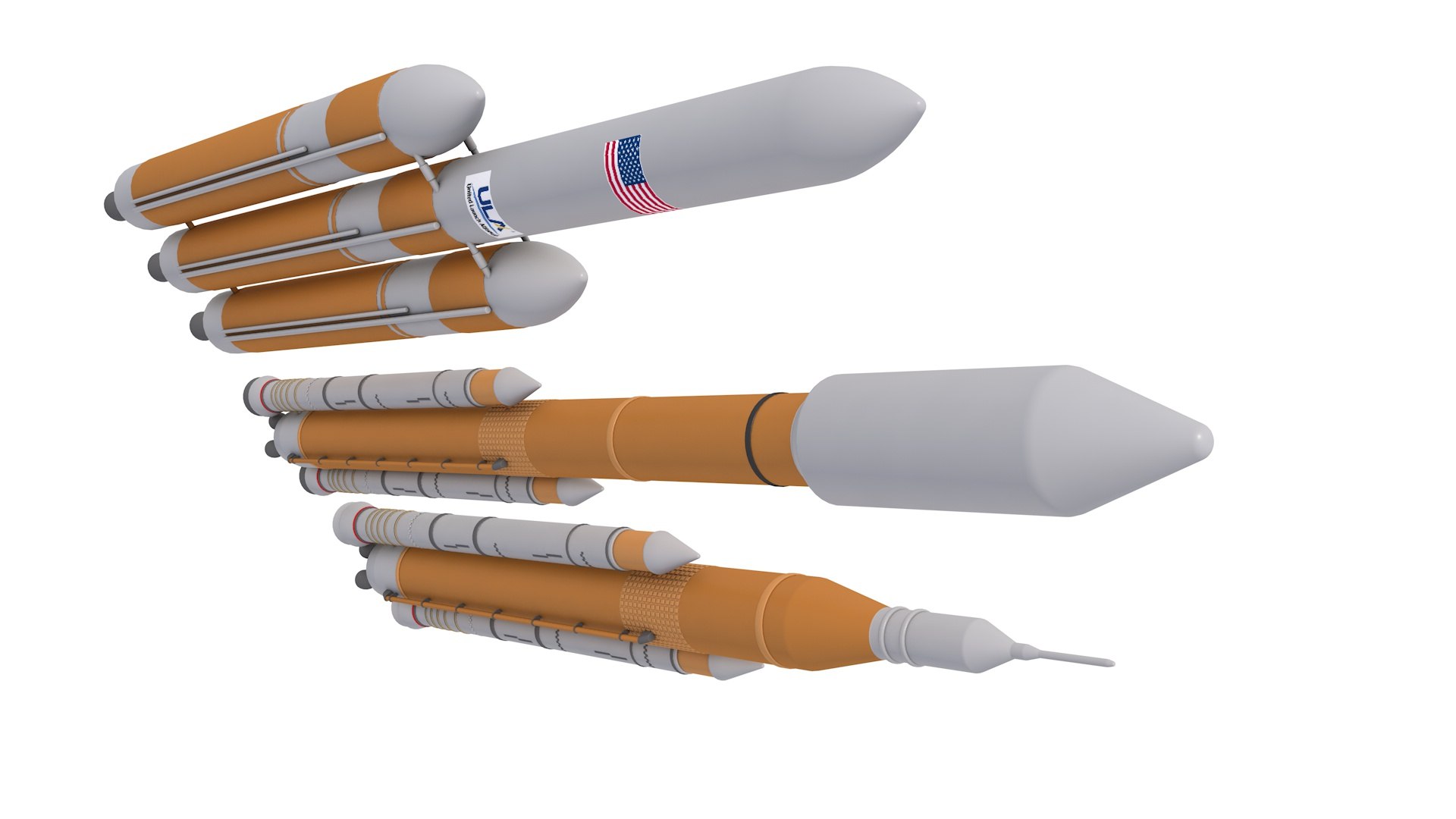 NASA Space Rockets Model - TurboSquid 2252907