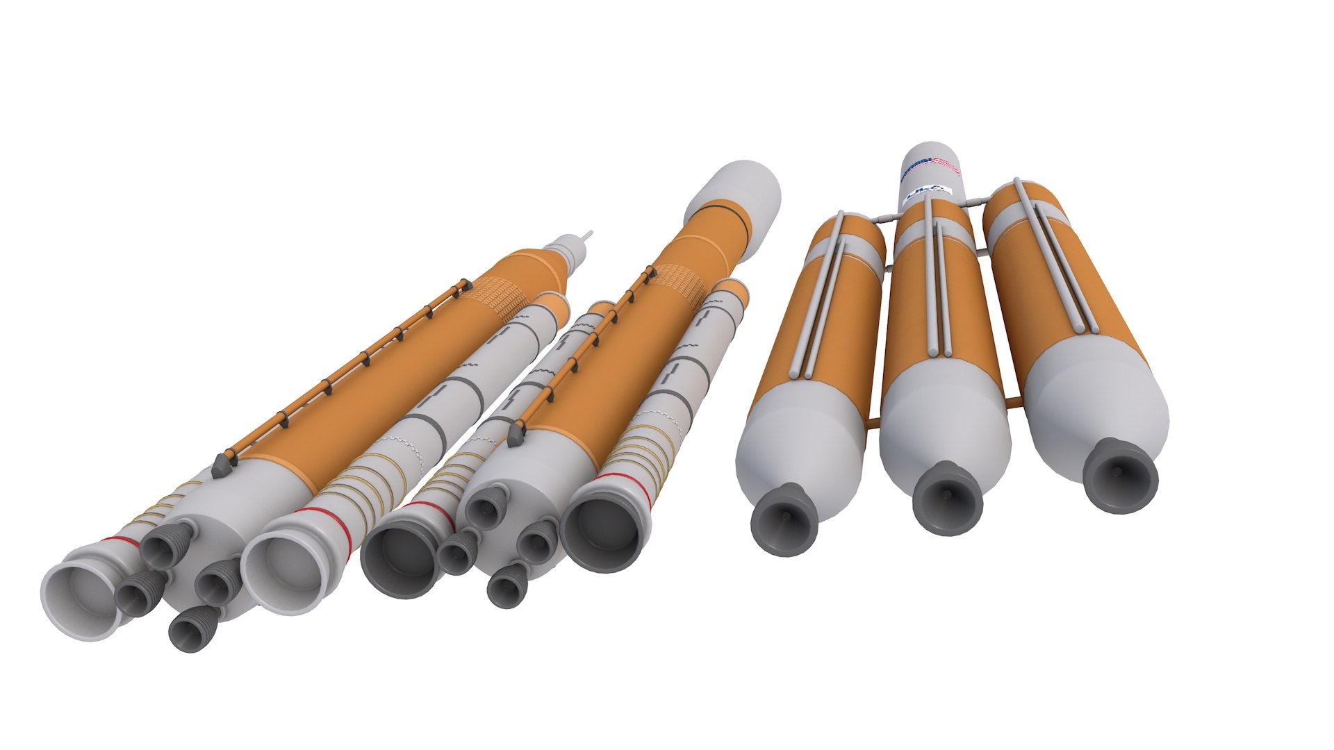NASA Space Rockets Model - TurboSquid 2252907