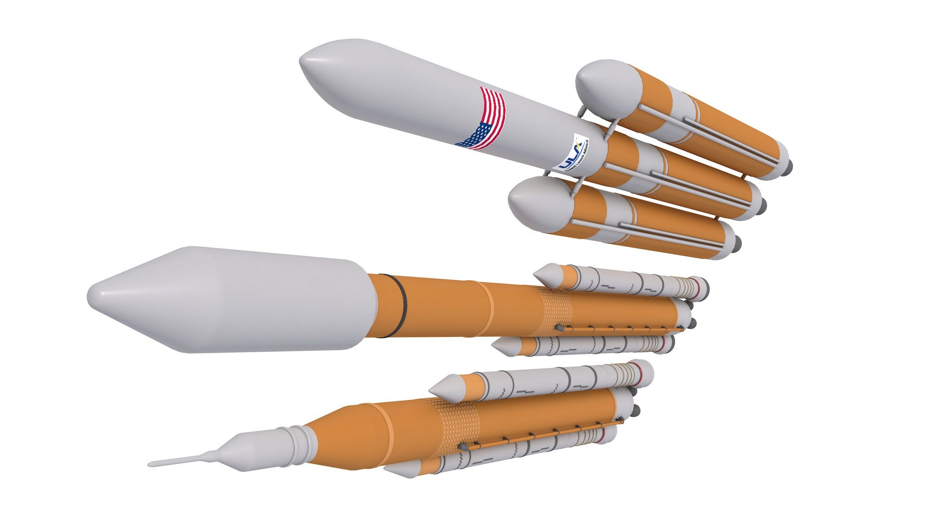 NASA Space Rockets Model - TurboSquid 2252907