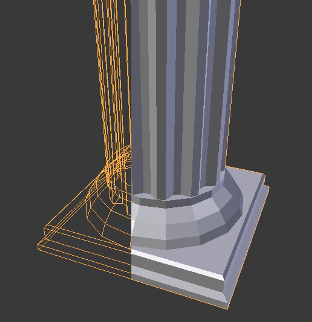 roman architectural 3ds