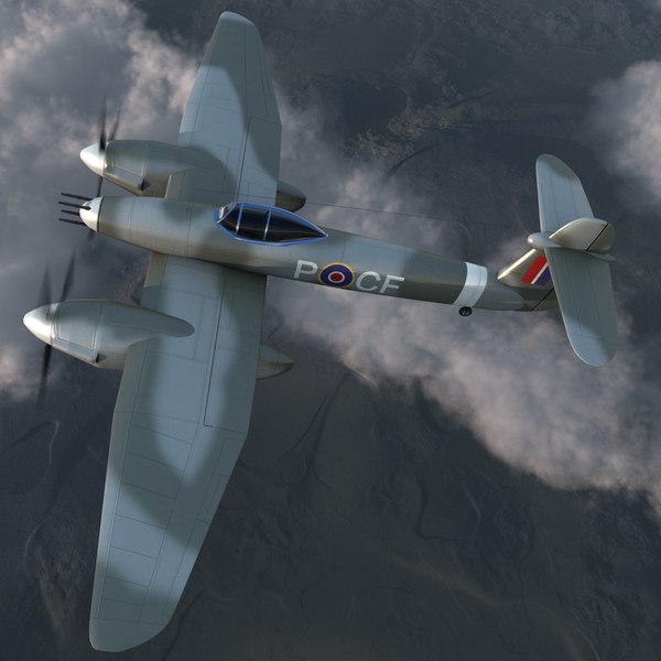 3d westland whirlwind british fighter