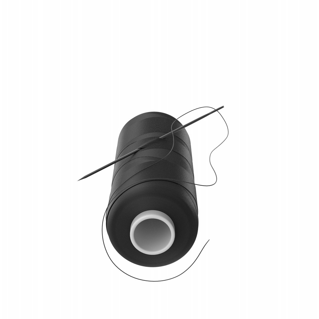 Sewing Thread And Needle 3D Model - TurboSquid 2210512