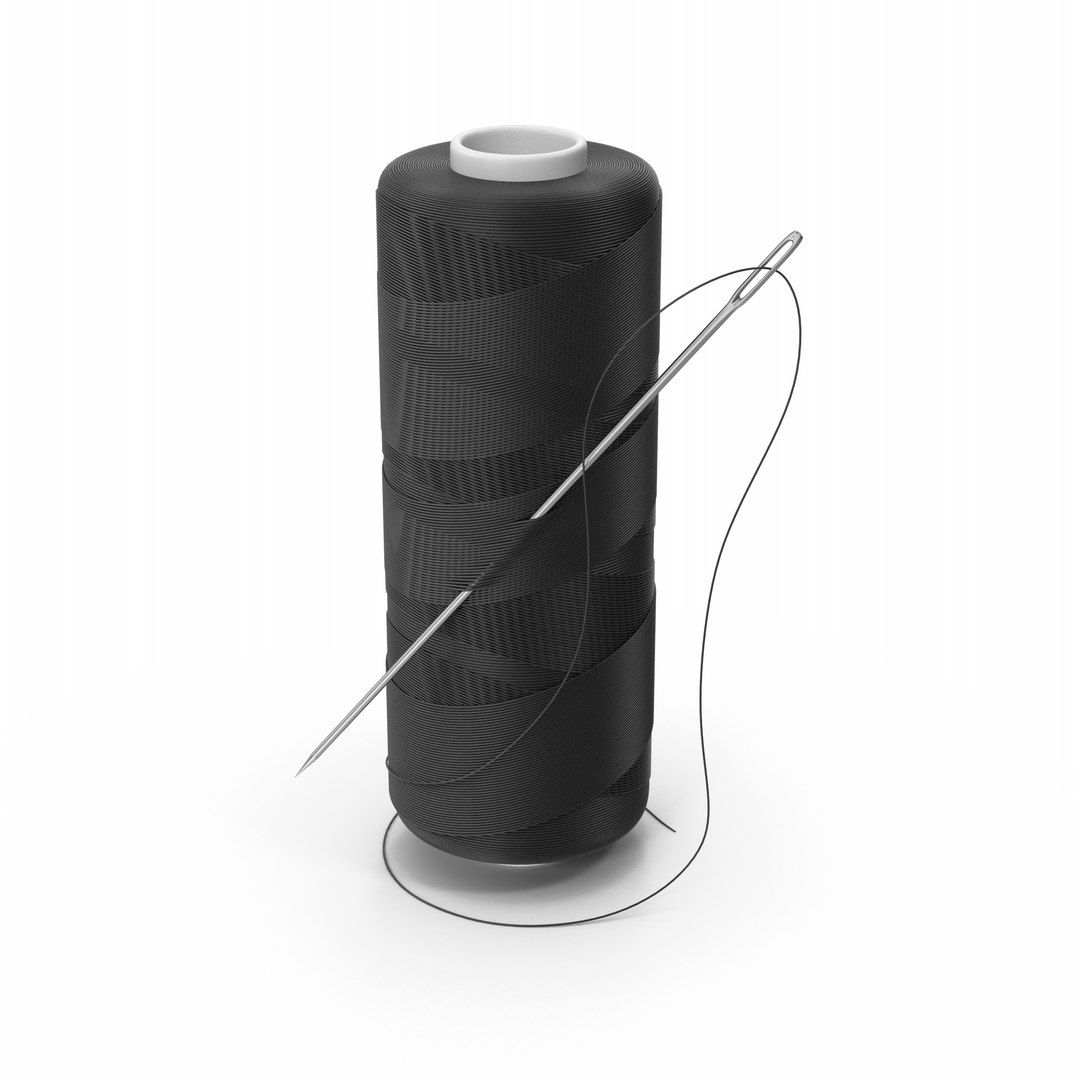 Sewing Thread And Needle 3D Model - TurboSquid 2210512