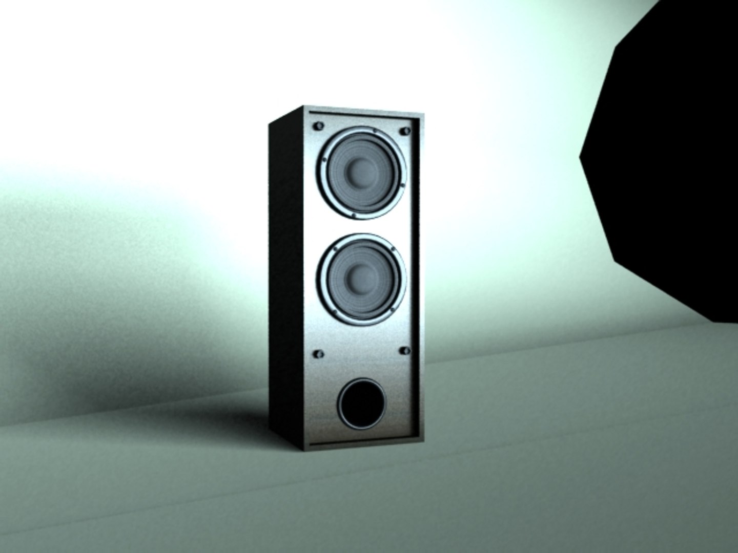 3d floor speakers model