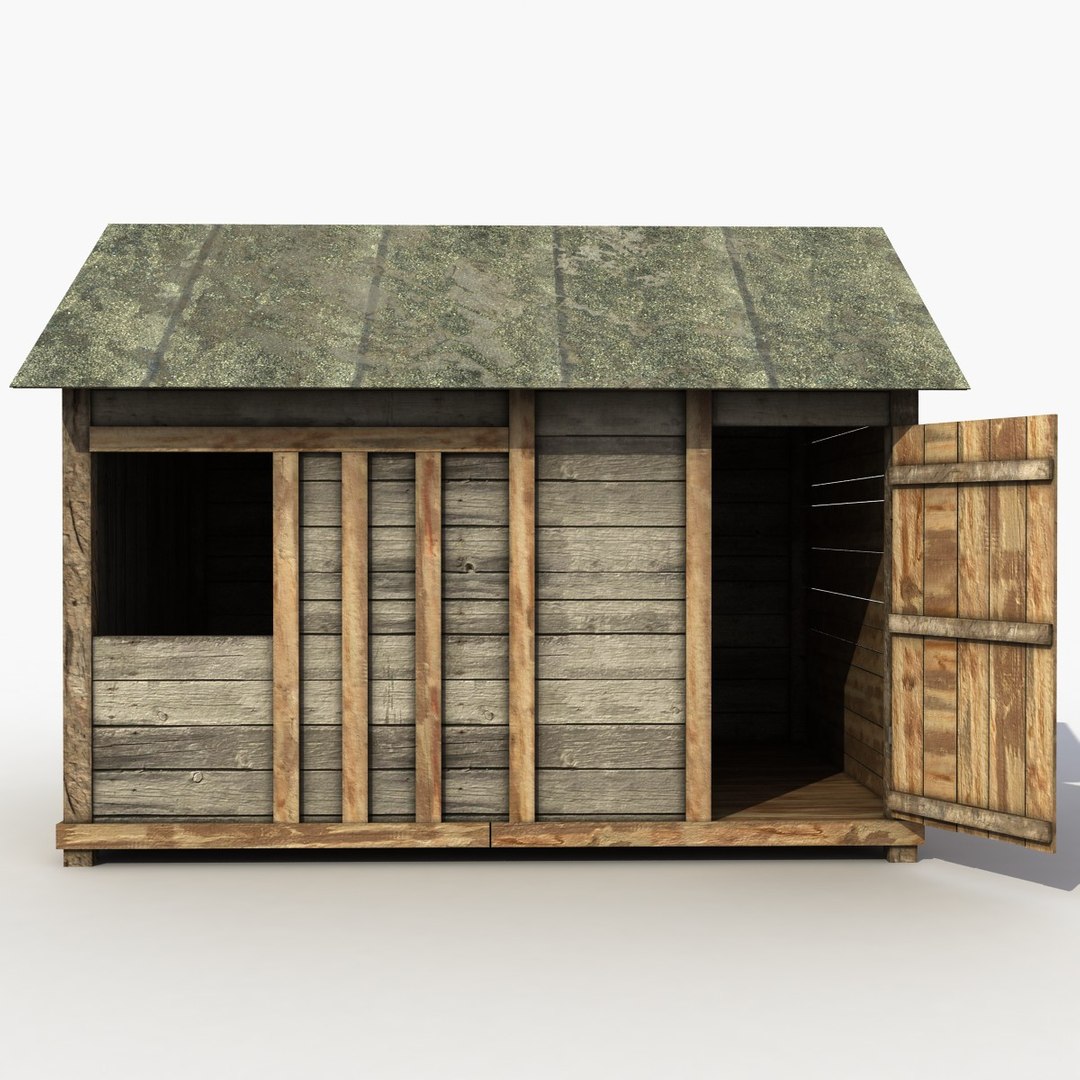 3d Old Barn Model