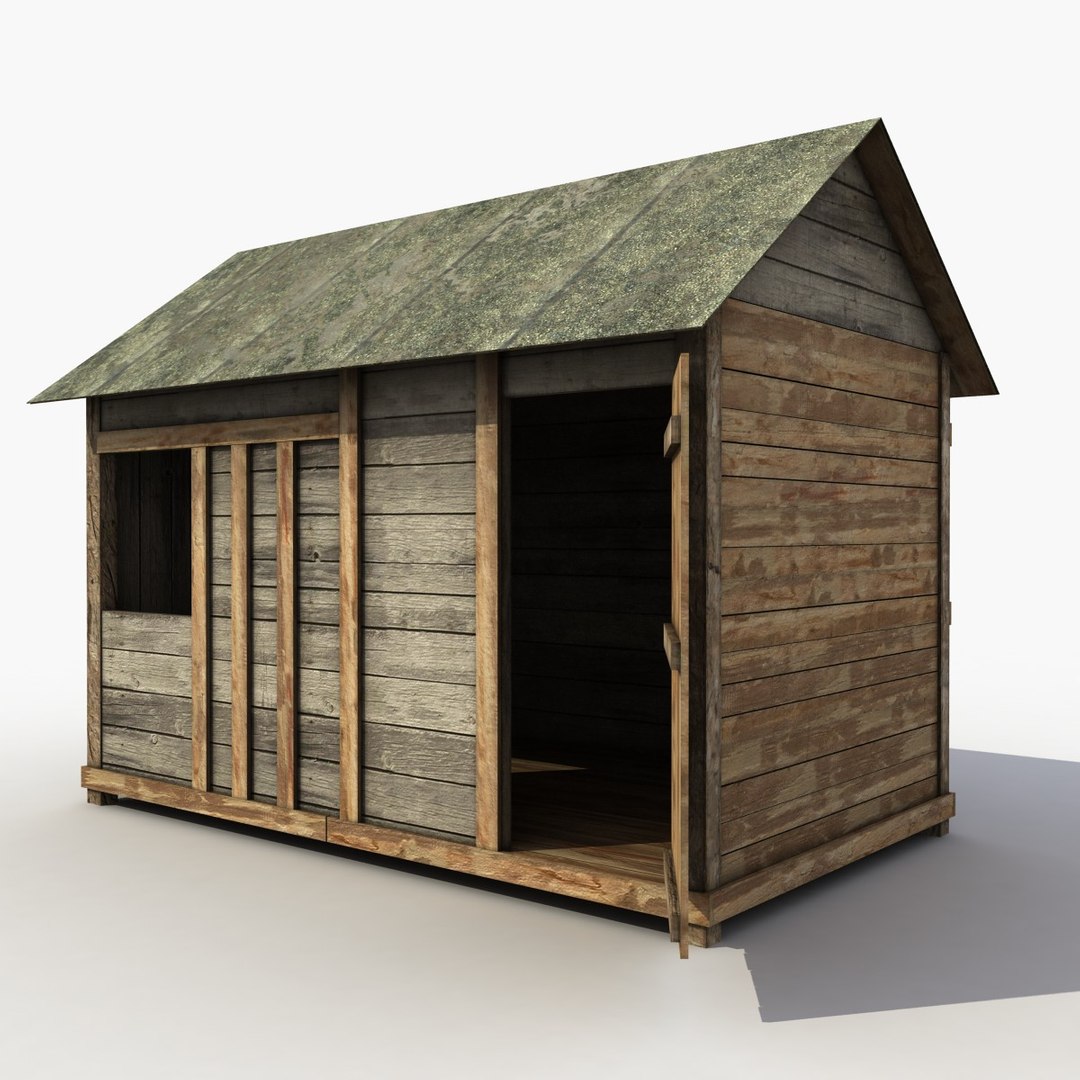 3d Old Barn Model