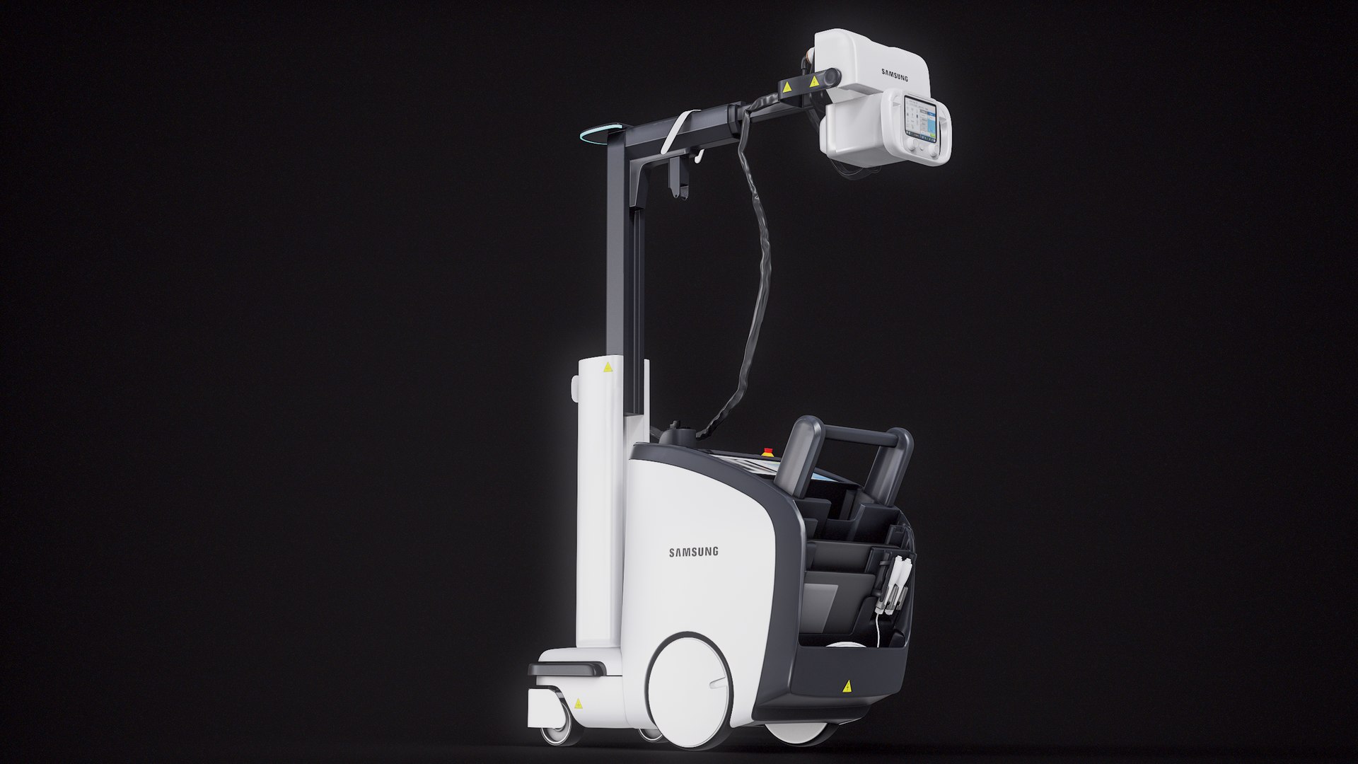 3D Samsung GM85 AccE X-Ray Diagnostic Unit Rigged PBR Model ...