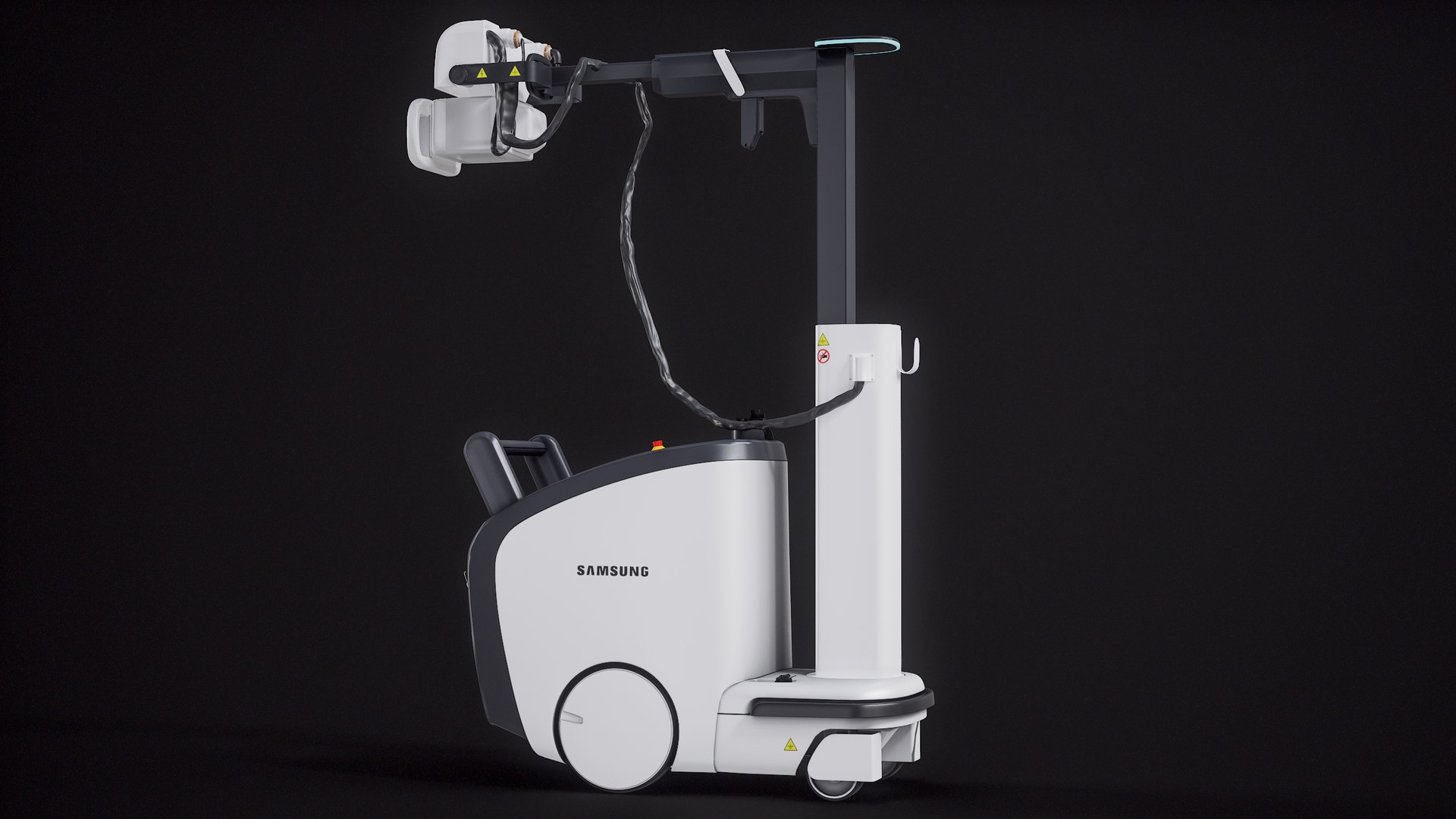 3D Samsung GM85 AccE X-Ray Diagnostic Unit Rigged PBR Model ...