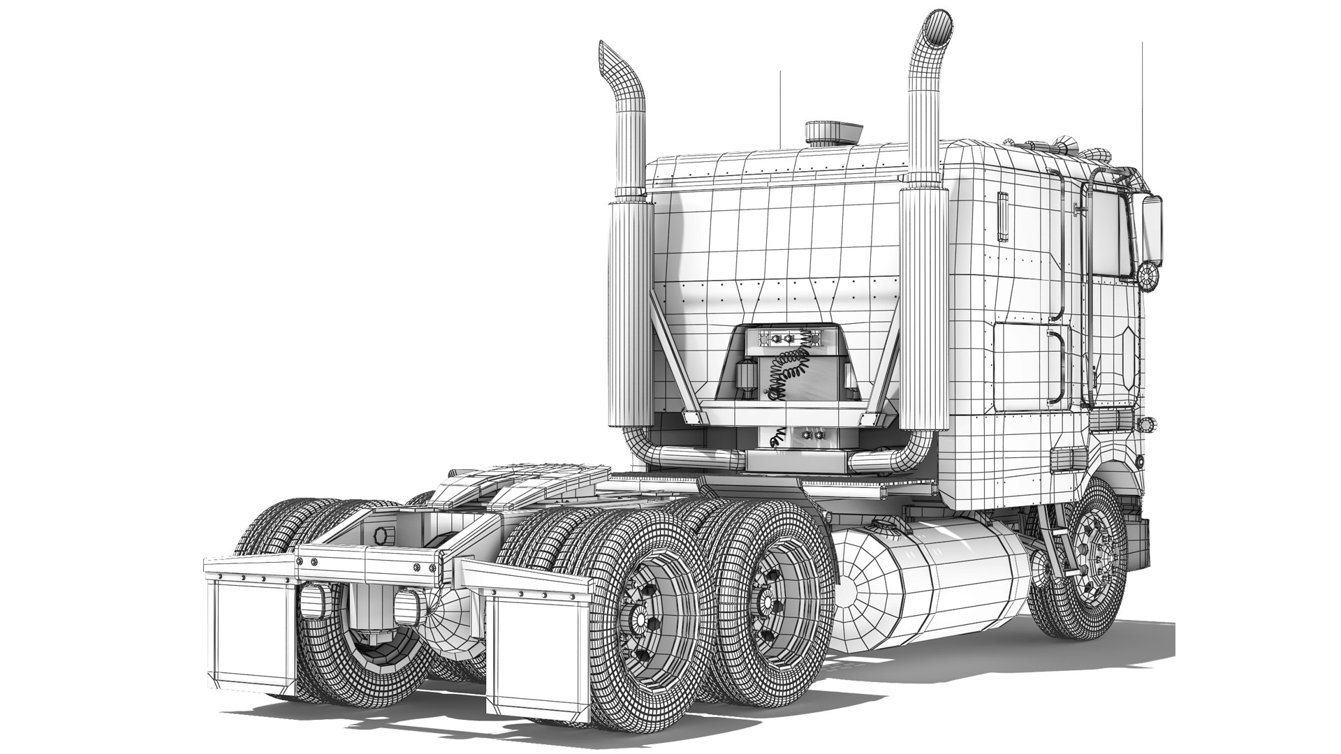Peterbilt 362 6x4 1981 Model - TurboSquid 2208390