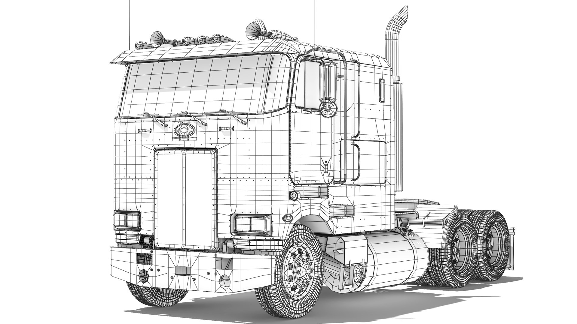 Peterbilt 362 6x4 1981 Model - TurboSquid 2208390