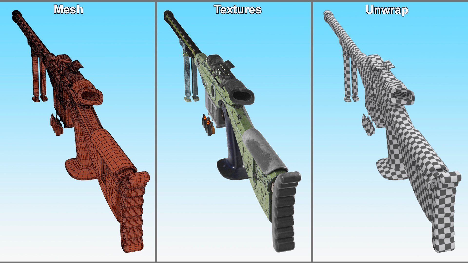 3D Futuristic Rifles Collection 2 Model - TurboSquid 2390777