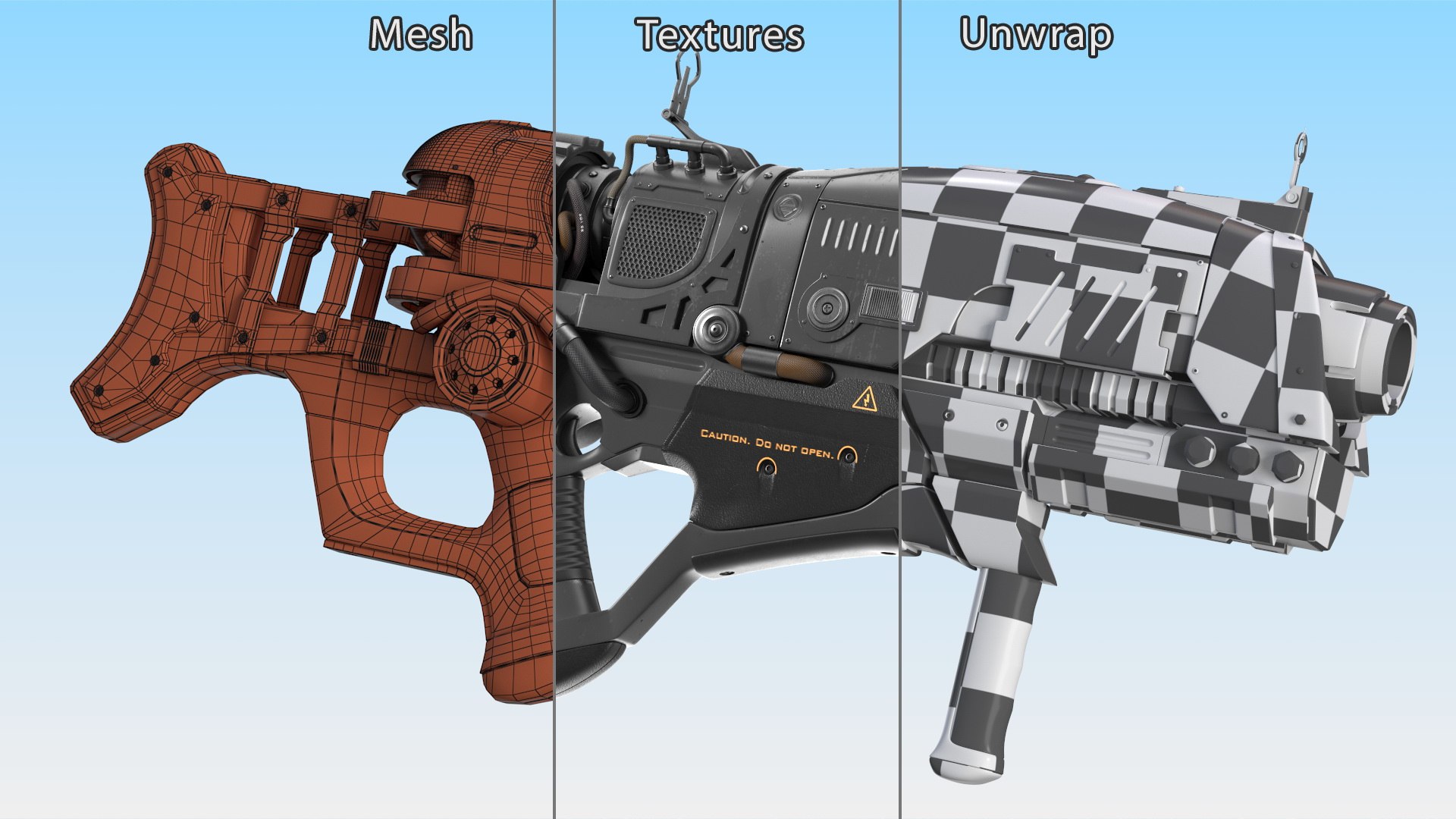 3D Futuristic Rifles Collection 2 Model - TurboSquid 2390777