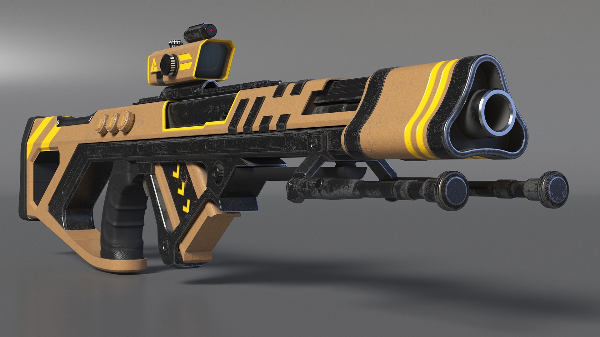 3D Futuristic Rifles Collection 2 Model - TurboSquid 2390777