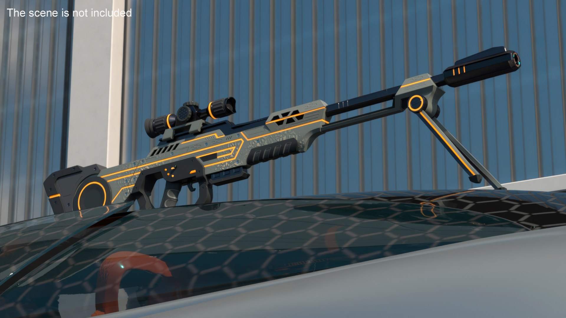 3D Futuristic Rifles Collection 2 Model - TurboSquid 2390777