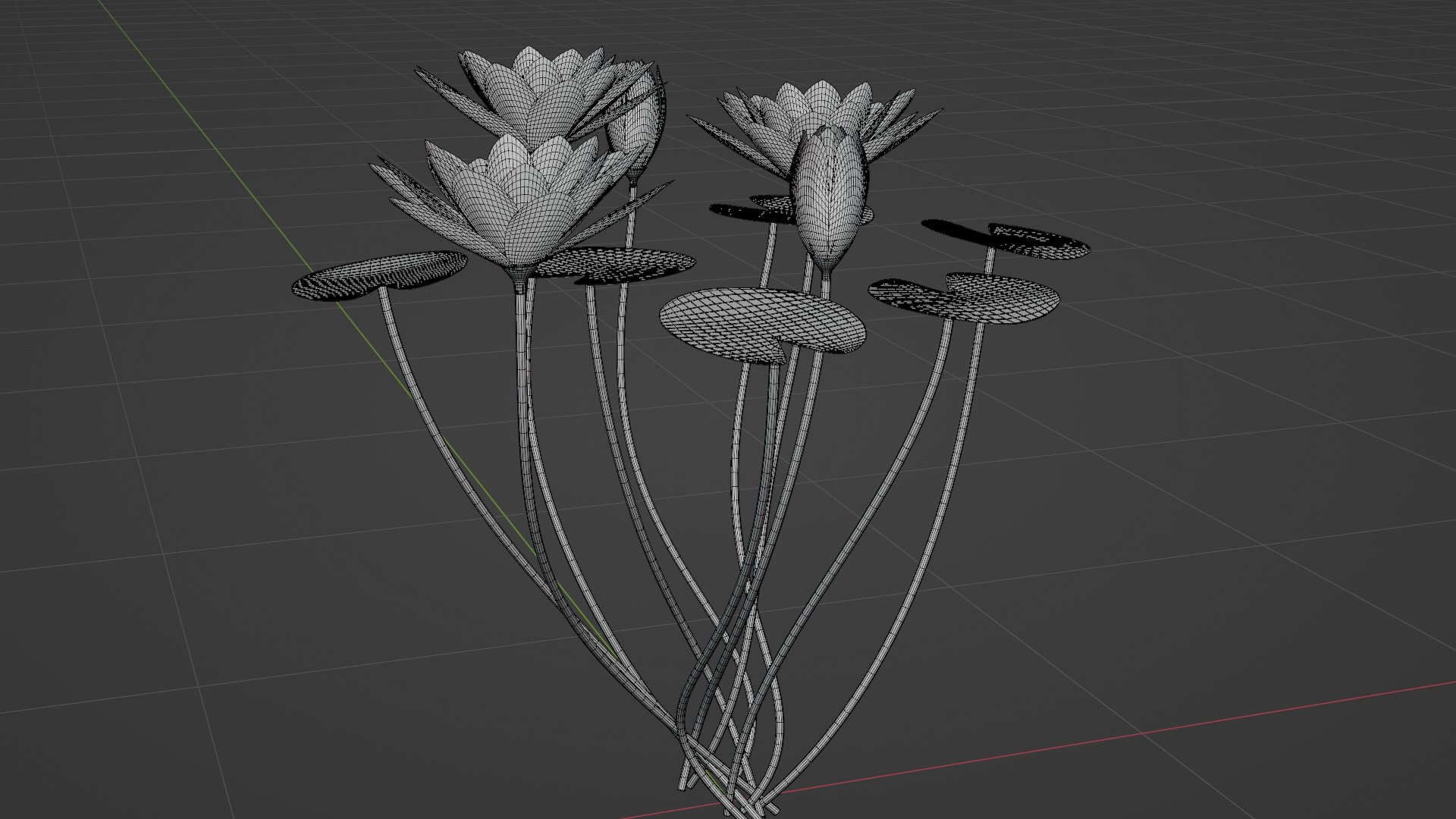 Water Lily Pink 3D Model - TurboSquid 2070946