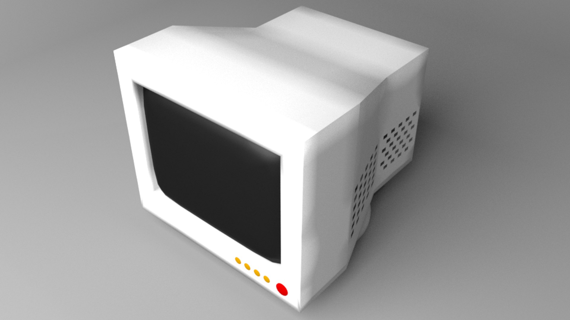 Crt Monitor 12 Inch Model - TurboSquid 1586079