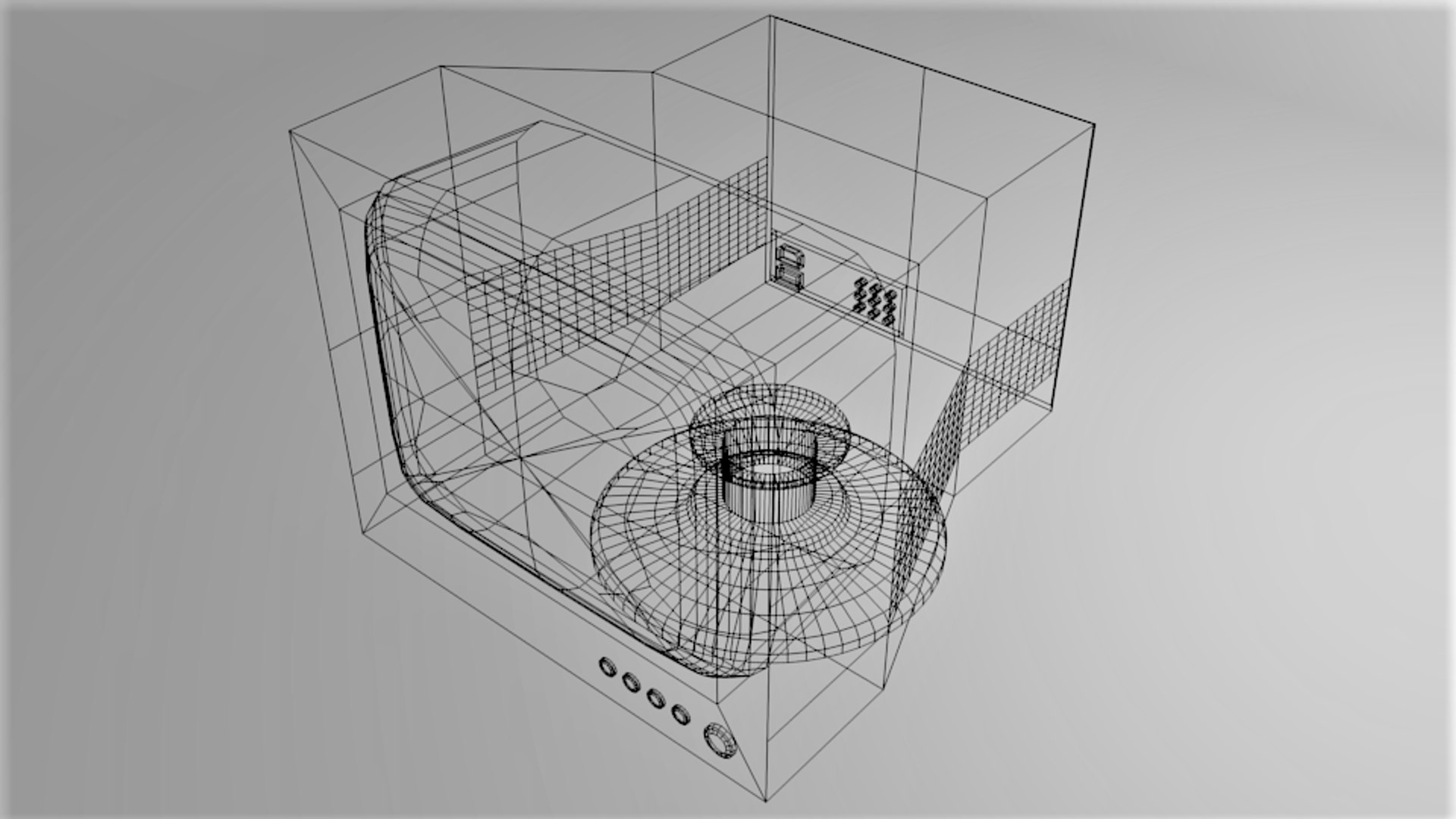 Crt Monitor 12 Inch Model - TurboSquid 1586079