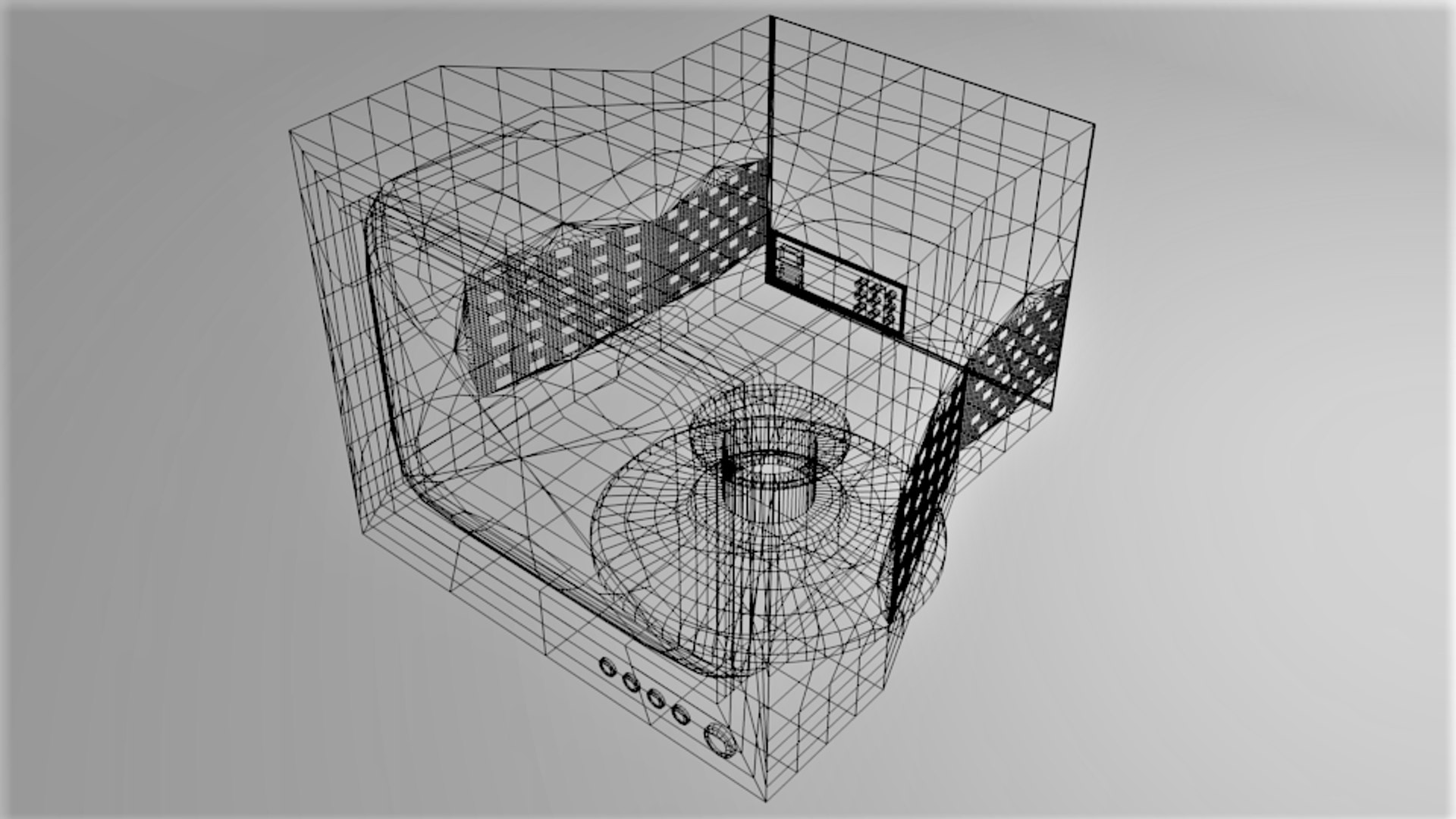 Crt Monitor 12 Inch Model - TurboSquid 1586079