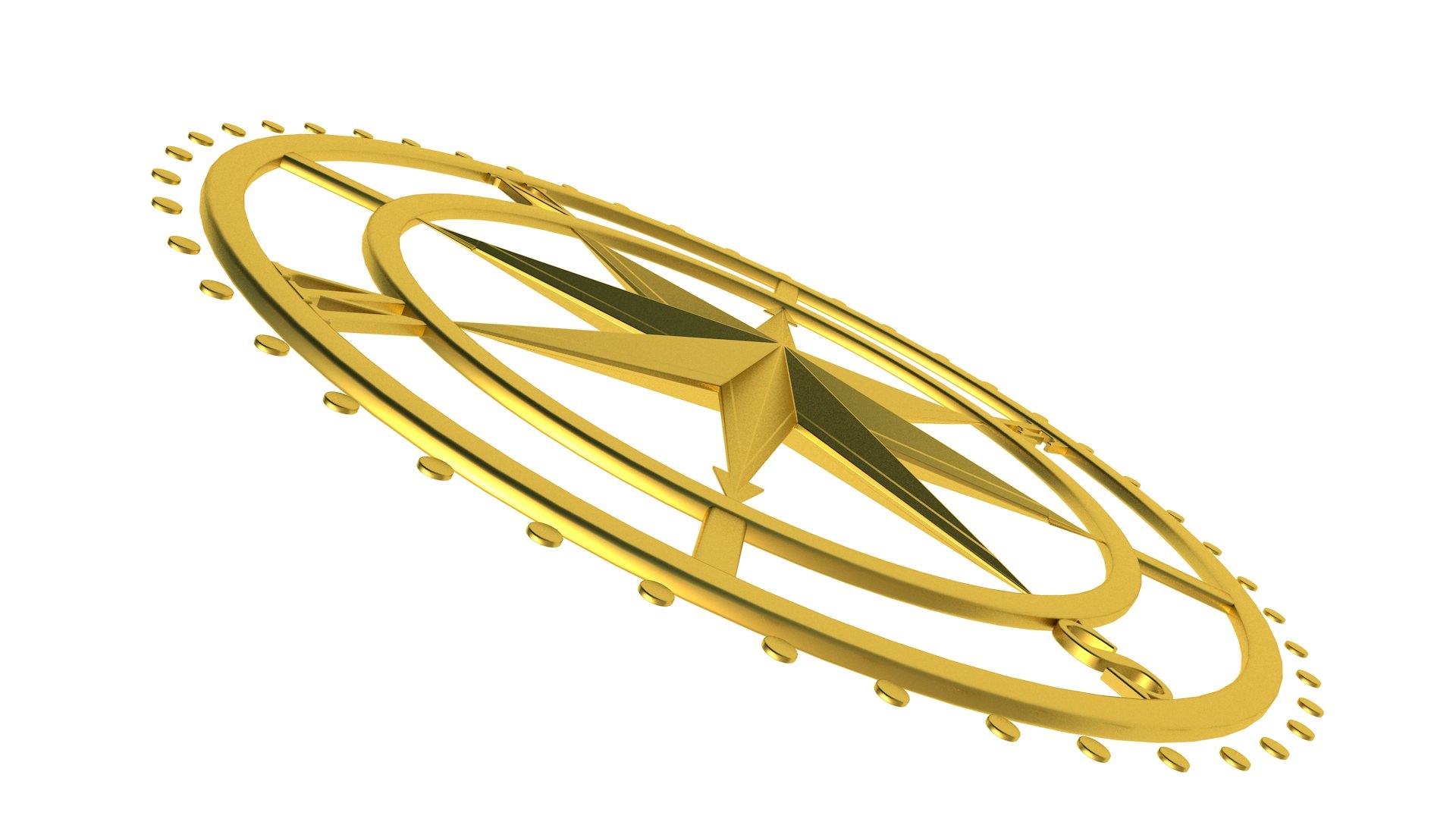 Compass Rose 3D Model - TurboSquid 1833168