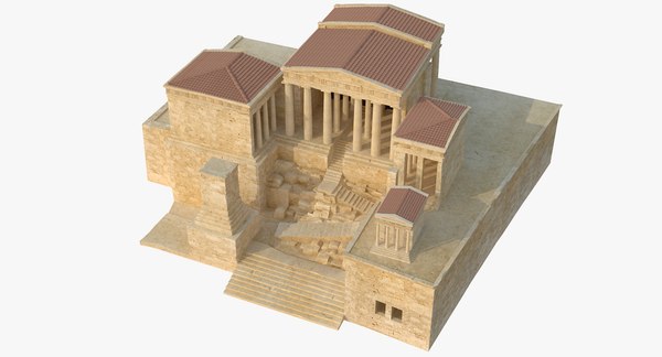 3D propylaea gateway acropolis - TurboSquid 1399408