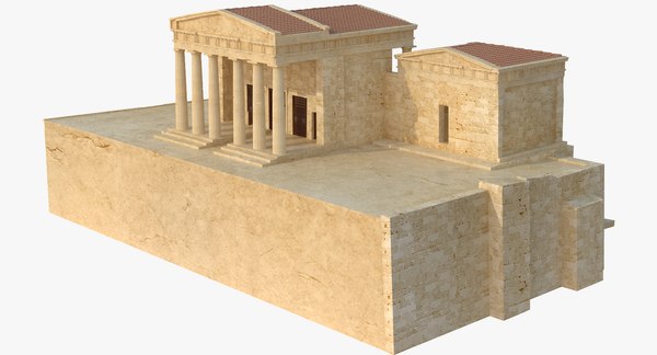 3D propylaea gateway acropolis - TurboSquid 1399408
