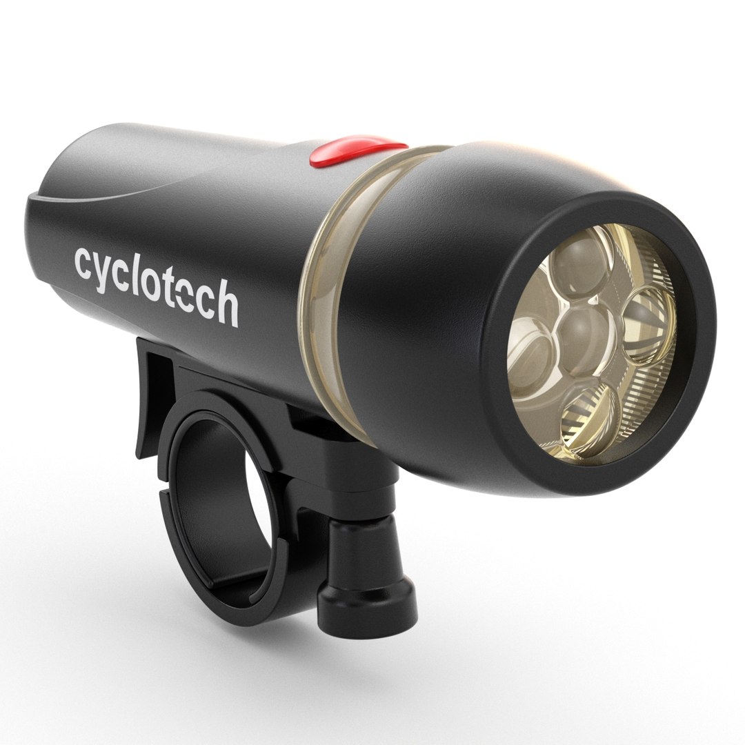 3D Model Bicycle Lamp With Inner Workings - TurboSquid 2402384